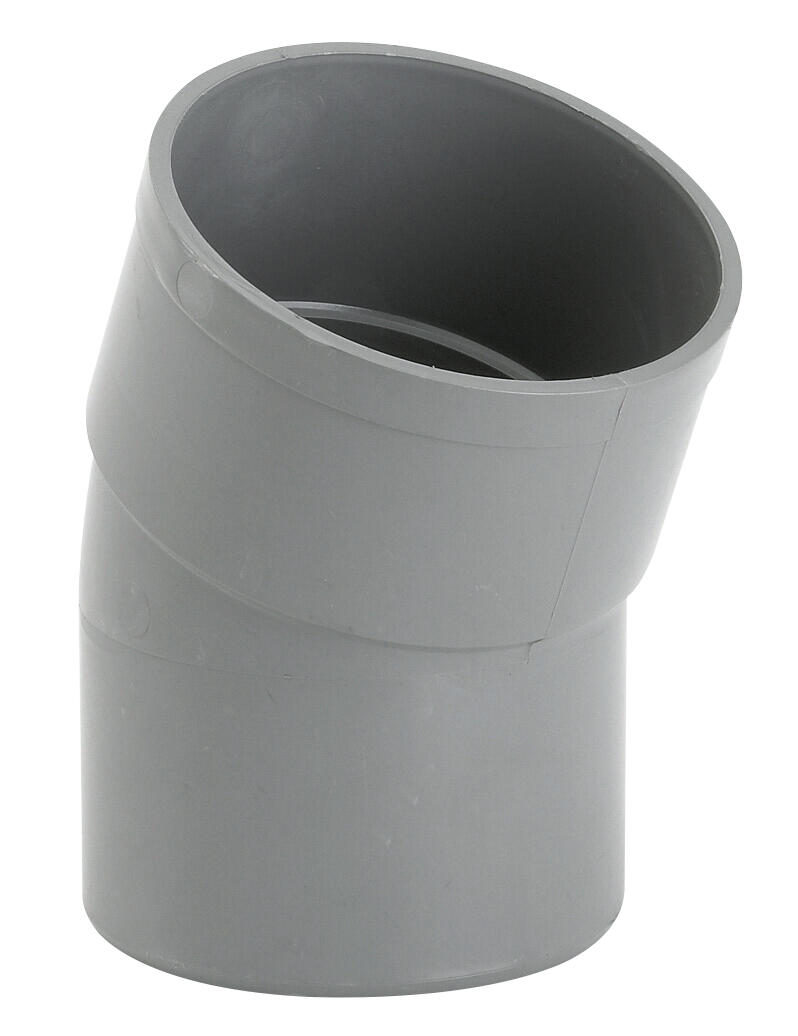 Coude PVC femelle/femelle Diam.100 mm, 22°30 | Bricoman