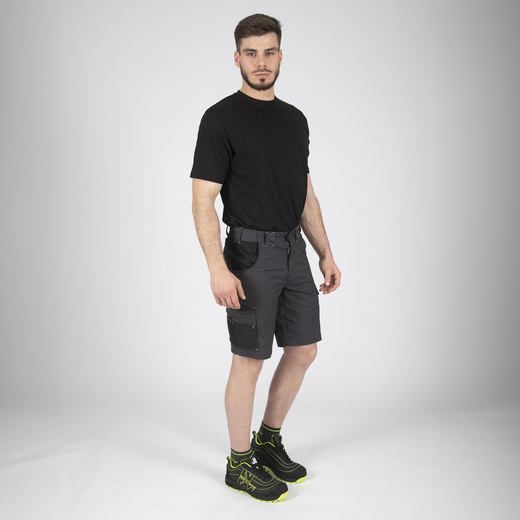 Short de travail Gris/Noir T.52 Hugues - NORTH WAYS | Bricoman