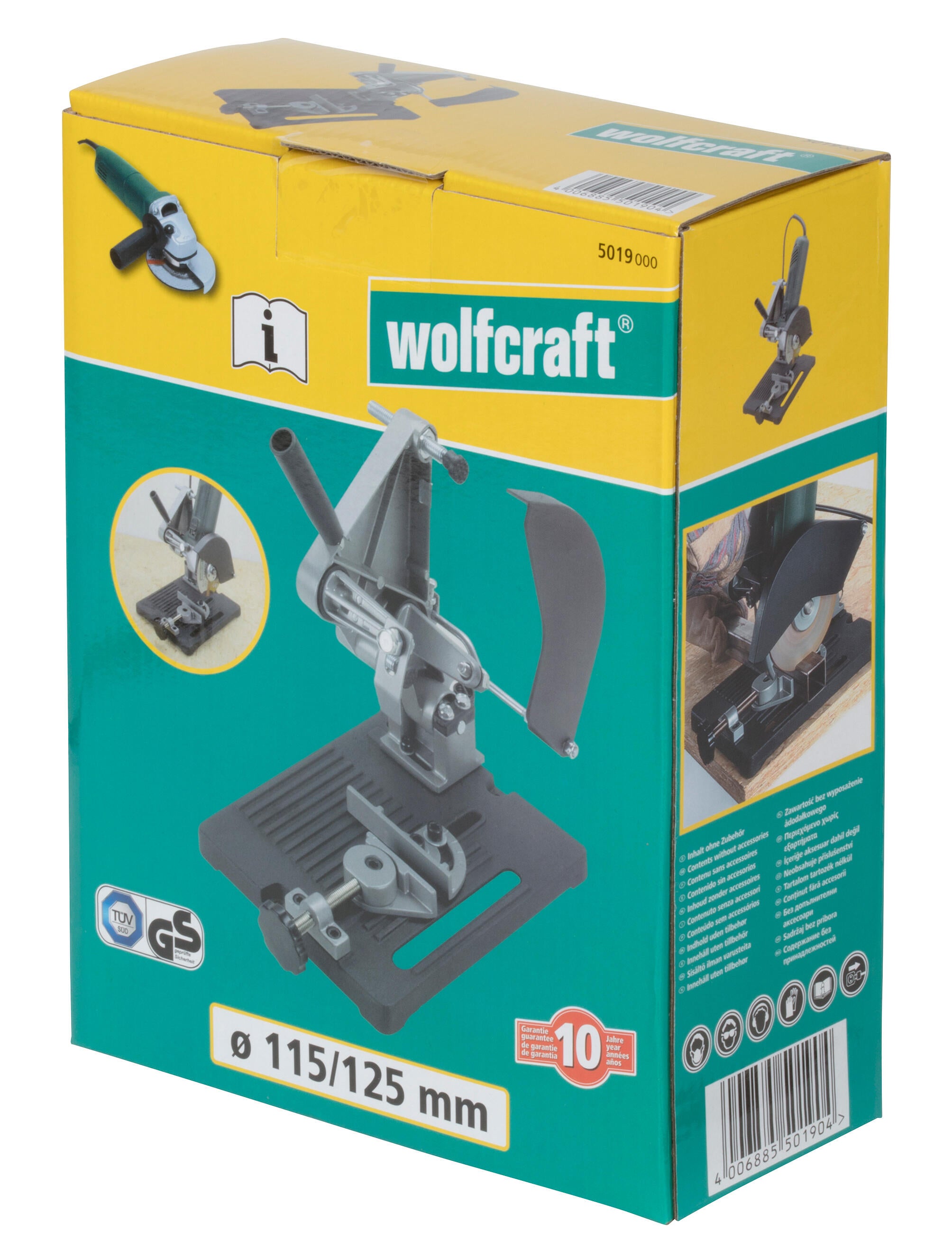 Support de meuleuse Diam.115/125 mm - WOLFCRAFT | Bricoman