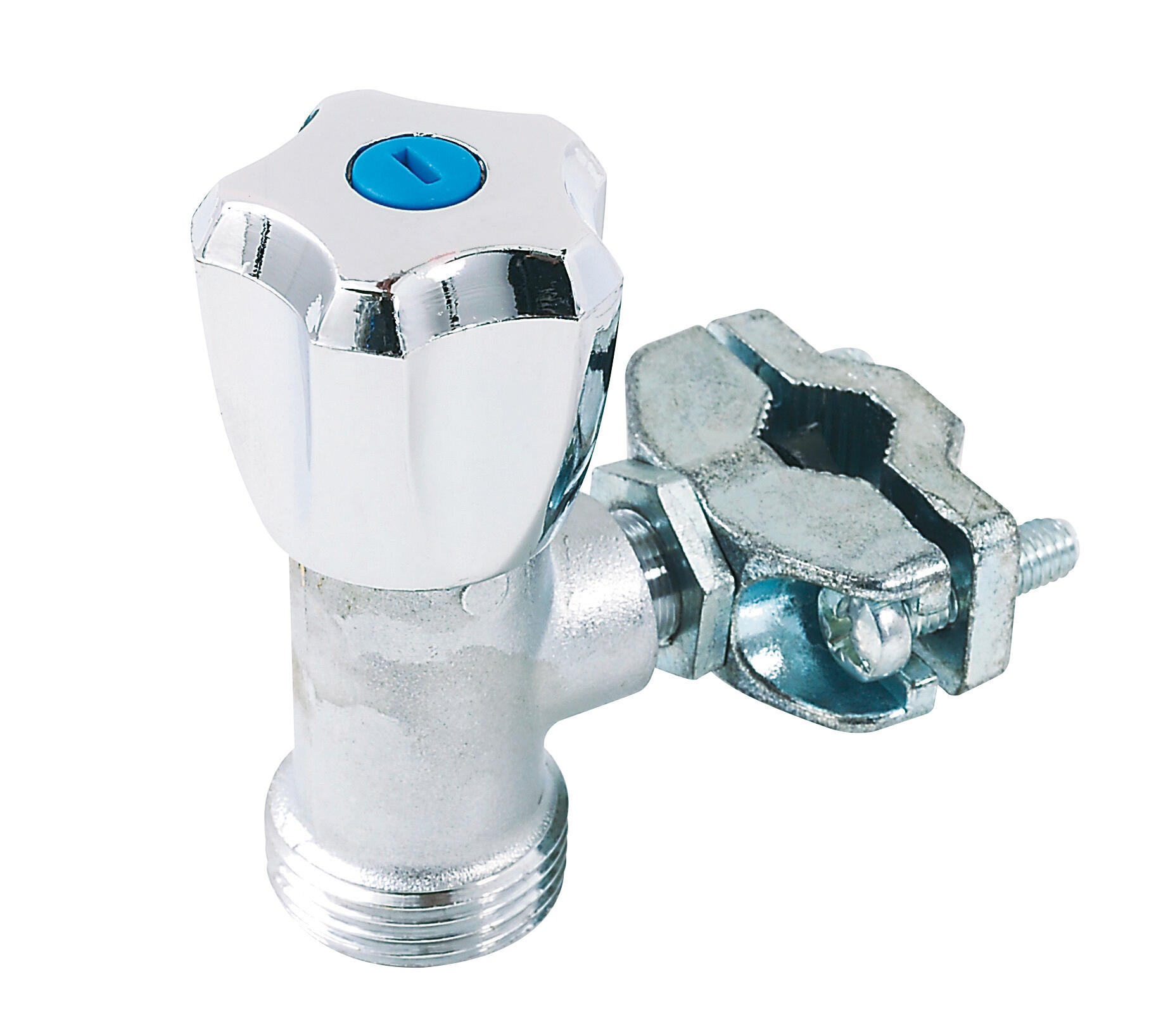 Robinet de machine à laver auto perceur pour tube cuivre | Bricoman