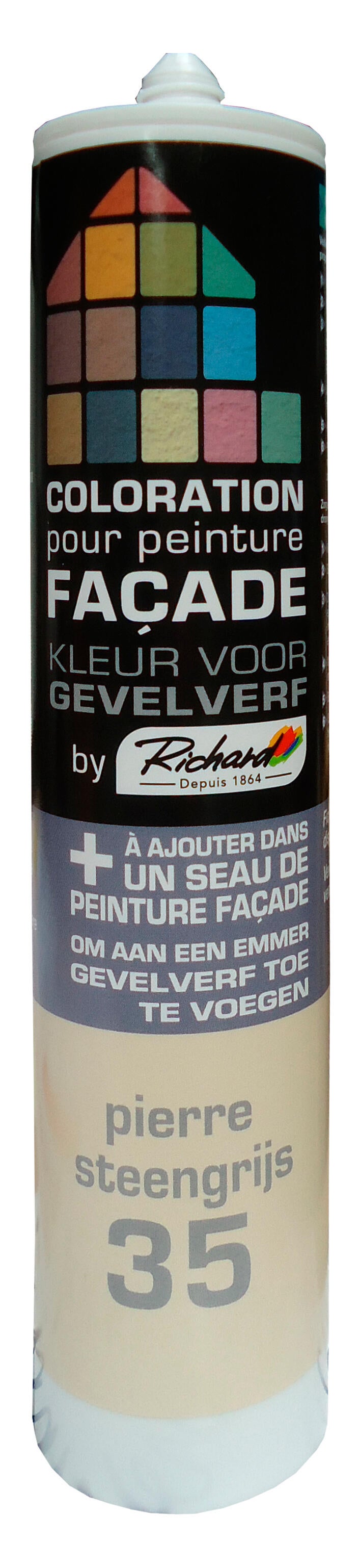 Colorant pour peinture facade pierre 35 400ml | Bricoman