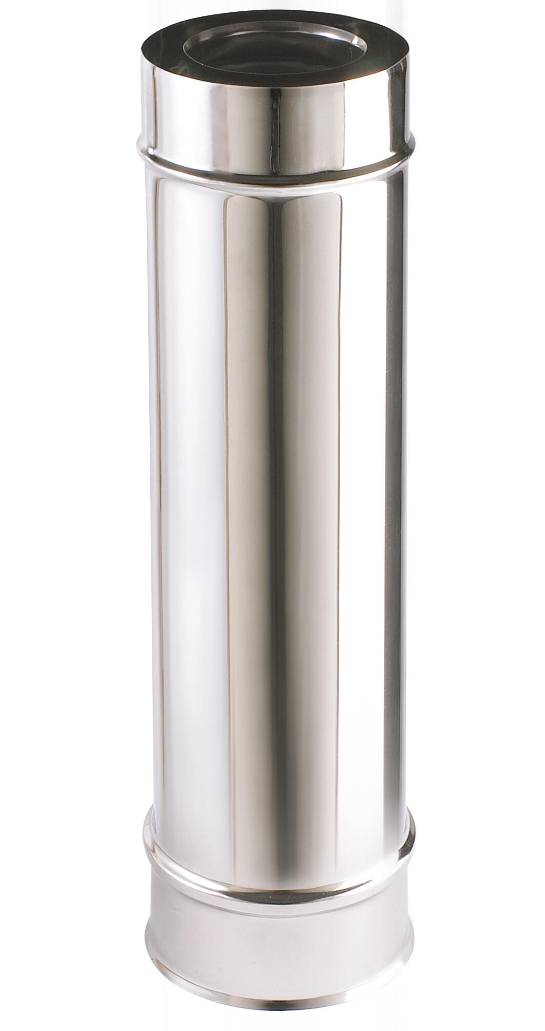 Elément pour poêle à pellets 033 inox/inox Diam.80/125 mm | Bricoman