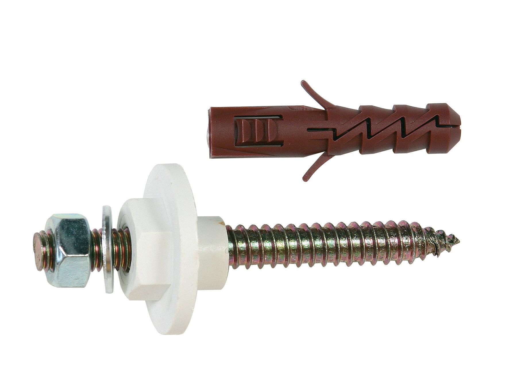 Fixation pour lavabo et wc suspendu 8x90 écrou excentrées | Bricoman