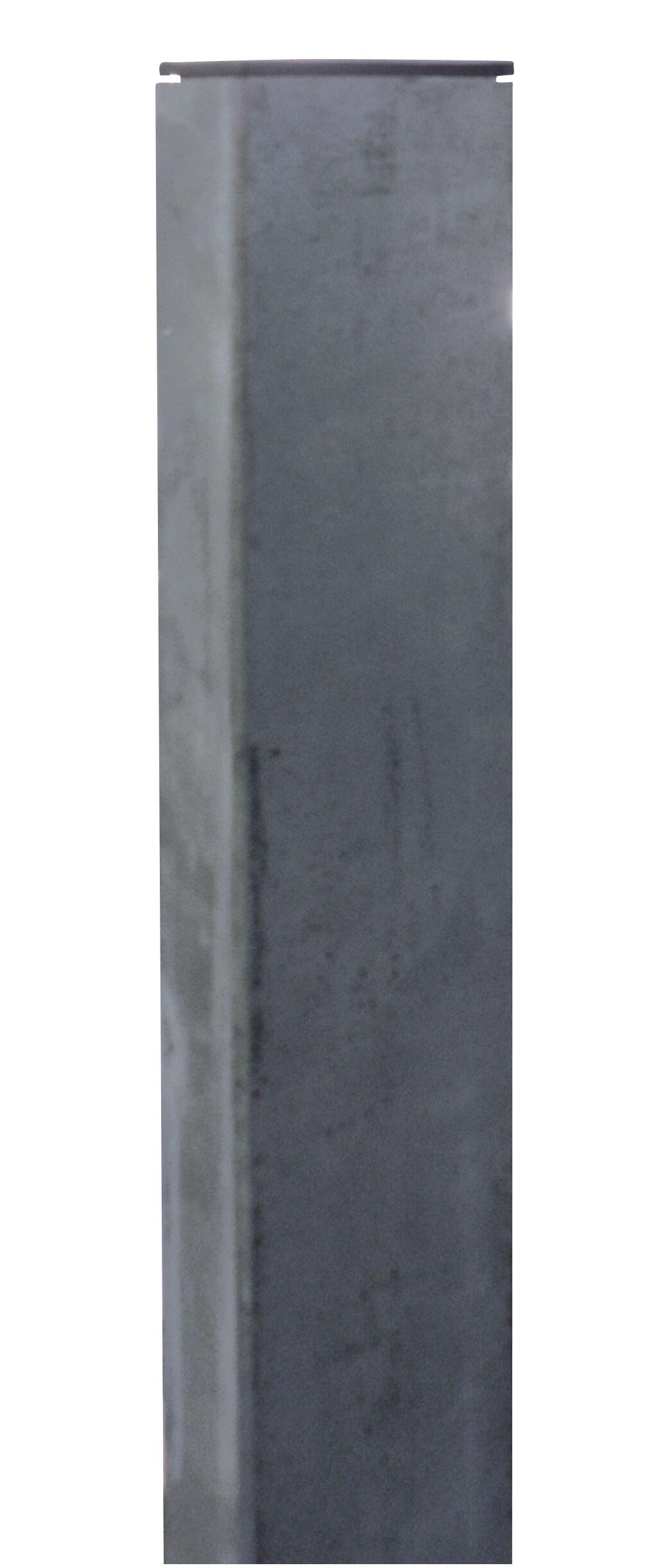 Poteau en acier galvanise L.80xl.40 mm H.3m | Bricoman