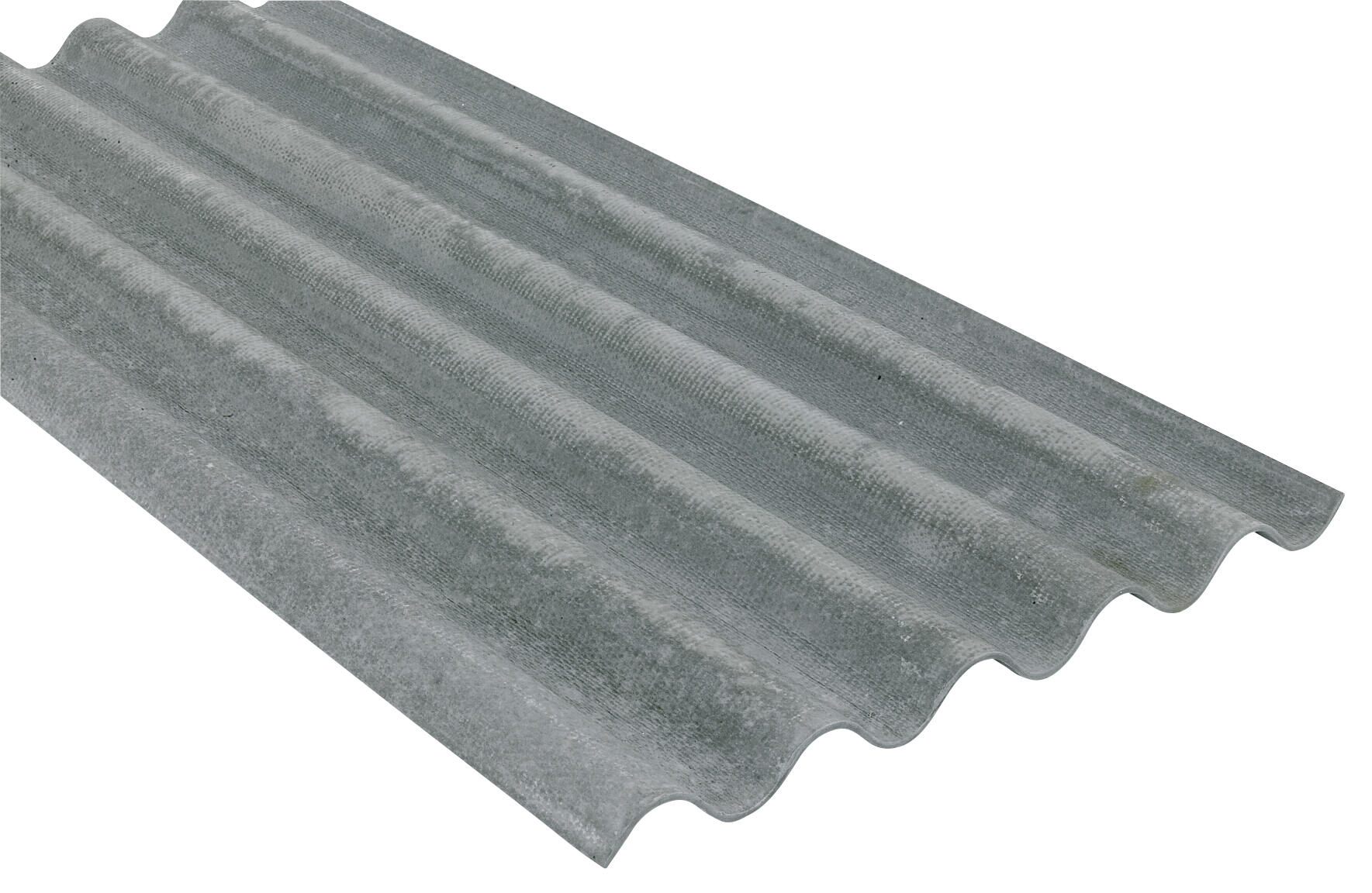 Plaque ondulée fibrociment grise L.250 x l.92 cm | Bricoman