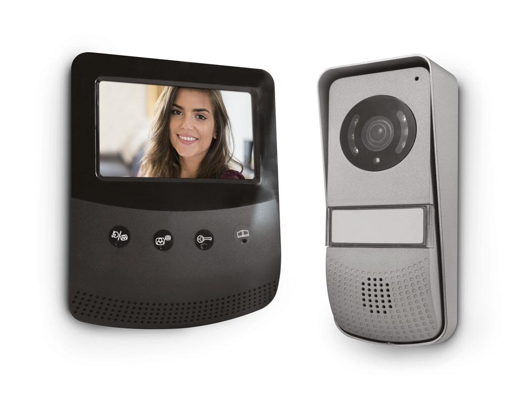 Portier vidéo ultra plat 4,3" 2 fils | Bricoman
