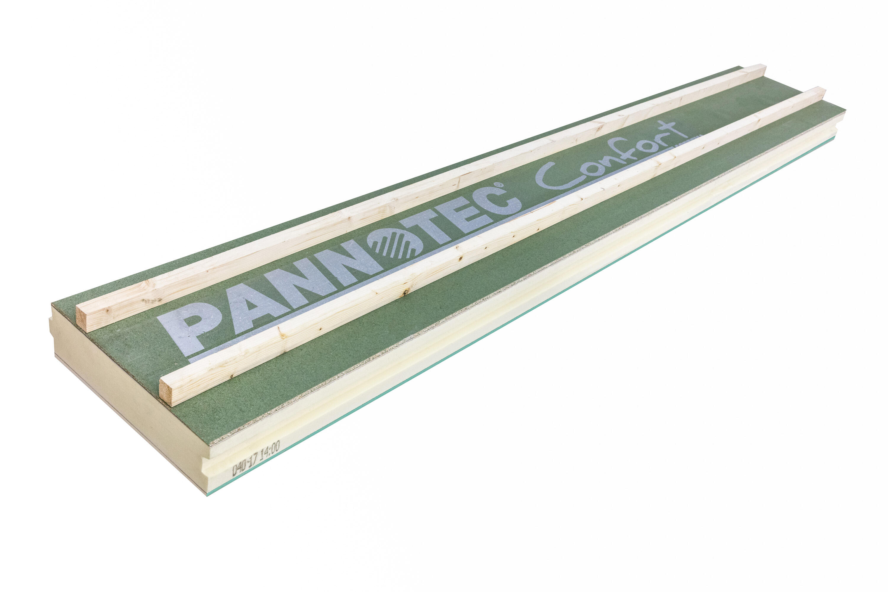 Panneau de toiture R = 6,00 m².k/w L.540 x l.57 cm Ep.130 mm Pannotec confort plâtre RB ...