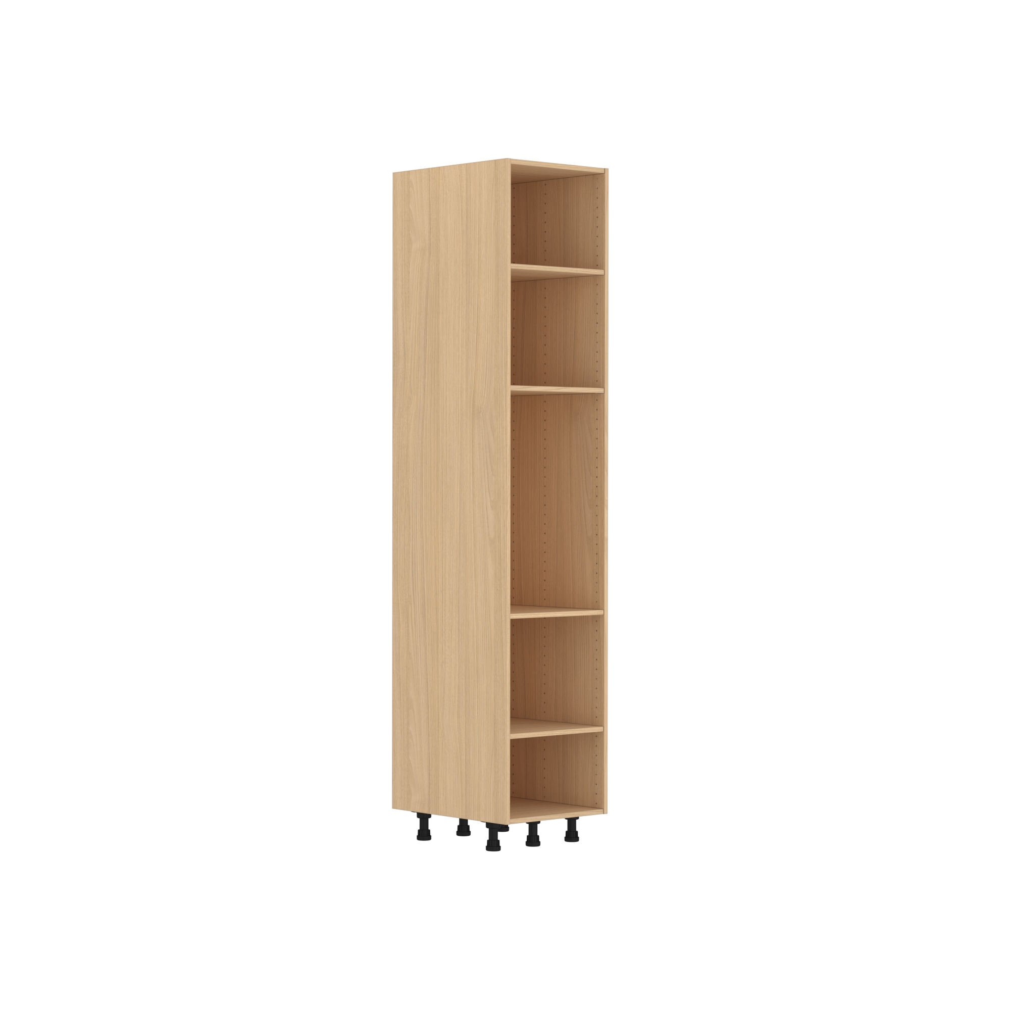 Colonne de cuisine DELINIA ID effet bois H.214.4 x l.45 x P.58 cm ...