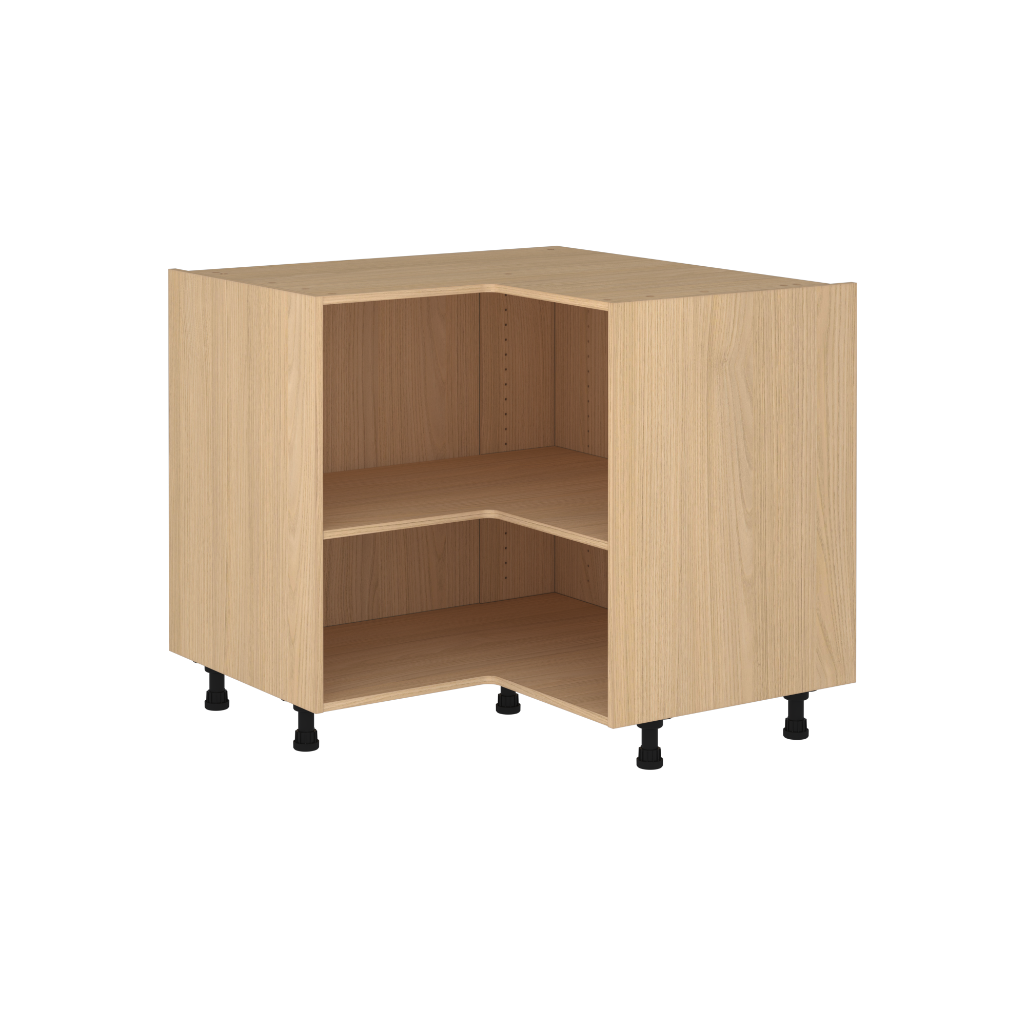 Caisson bas de cuisine DELINIA ID effet bois H.76.8 x l.97 x P.58 cm ...