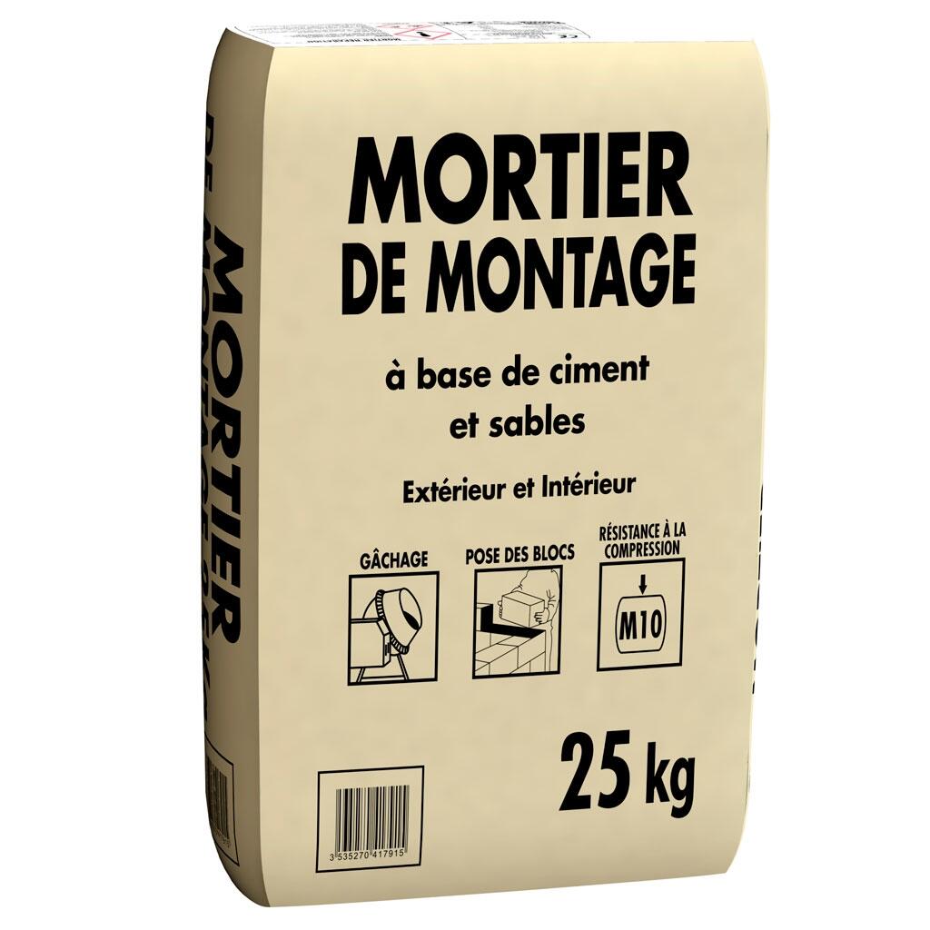 Mortier standard 25 kg | Bricoman
