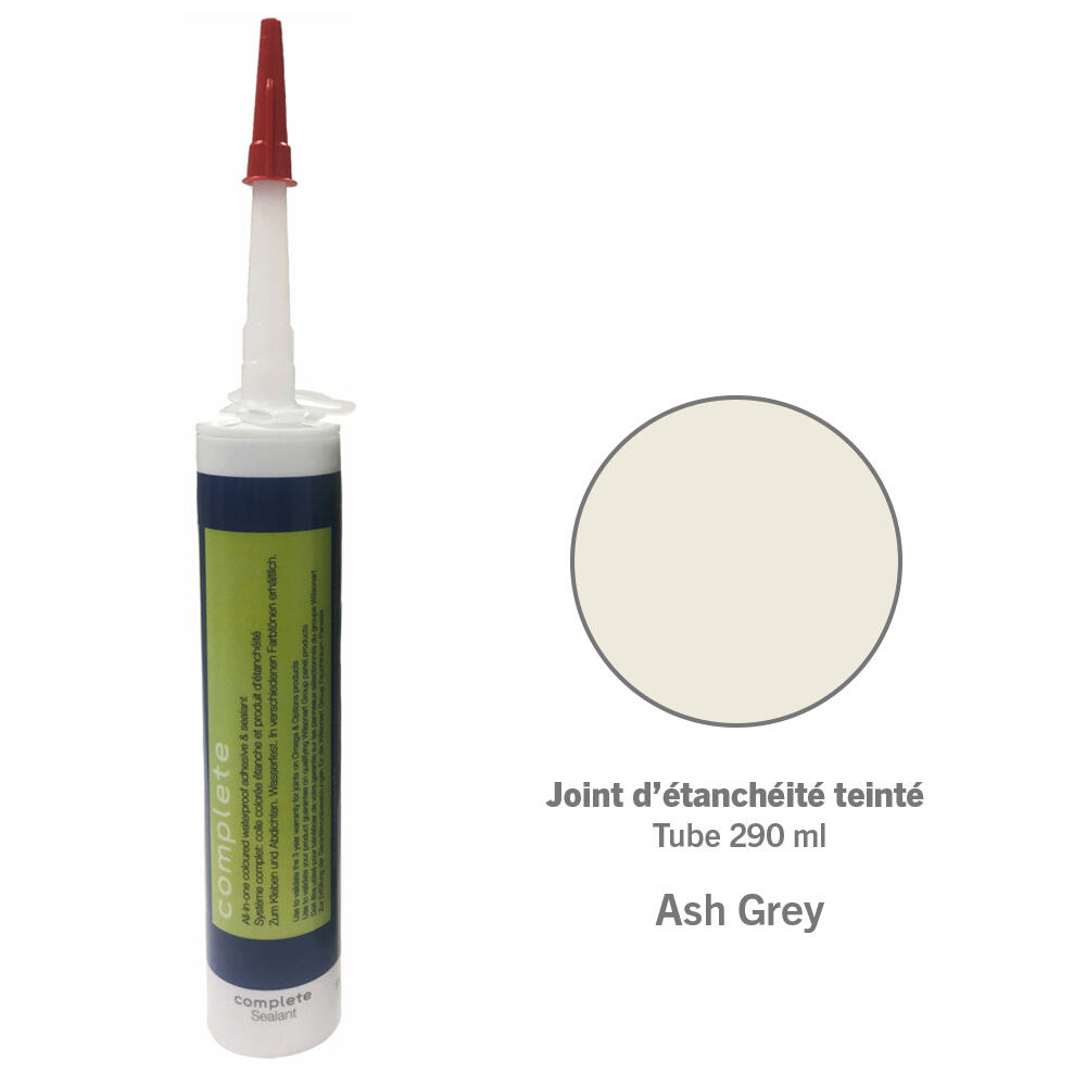Joint d'étanchéité pour panneau mural étanche ash grey 290 ml Complete ...