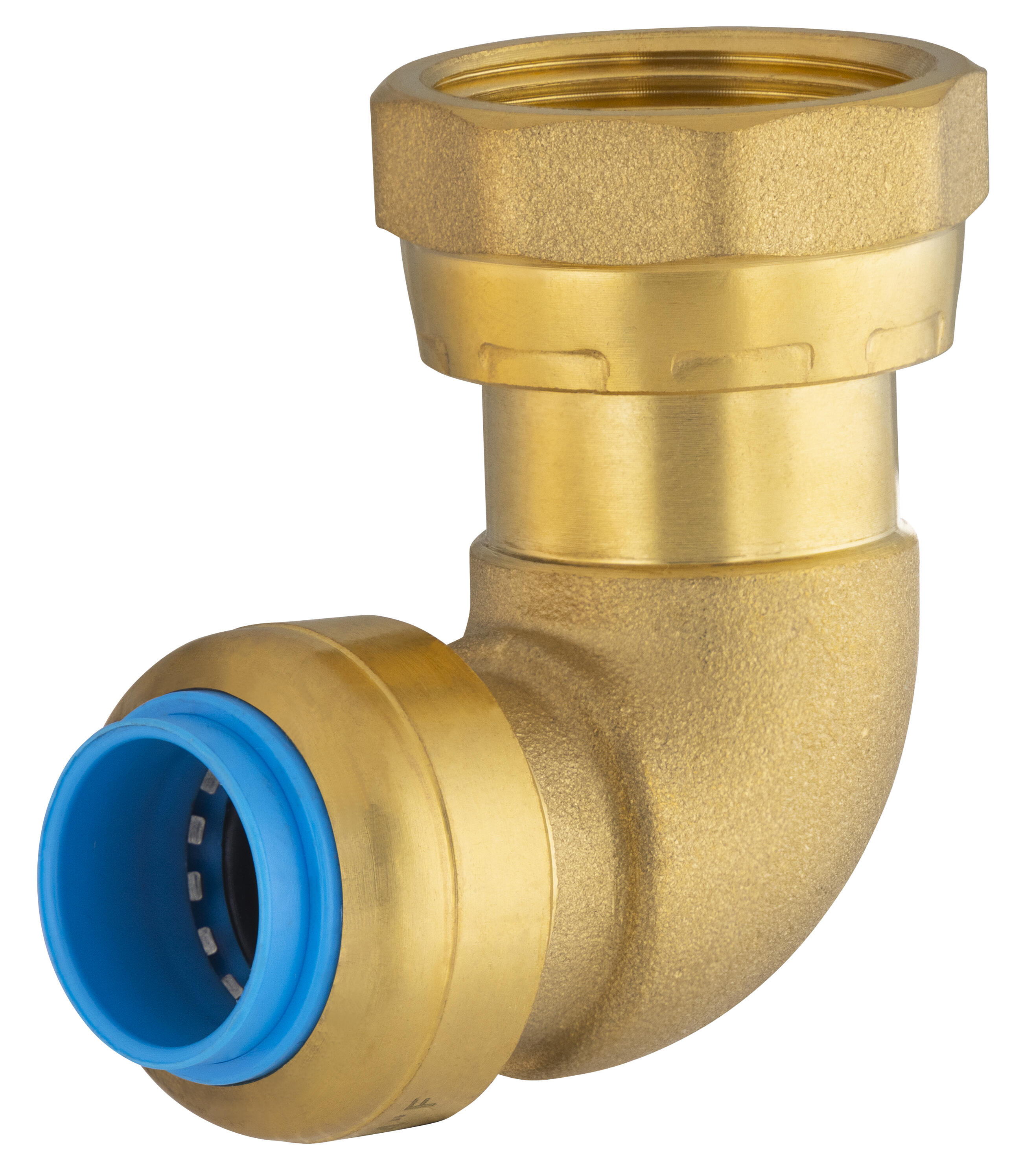 Raccord coude femelle écrou libre F.20X27(3/4'') universel cuivre / multicouche / PER ...