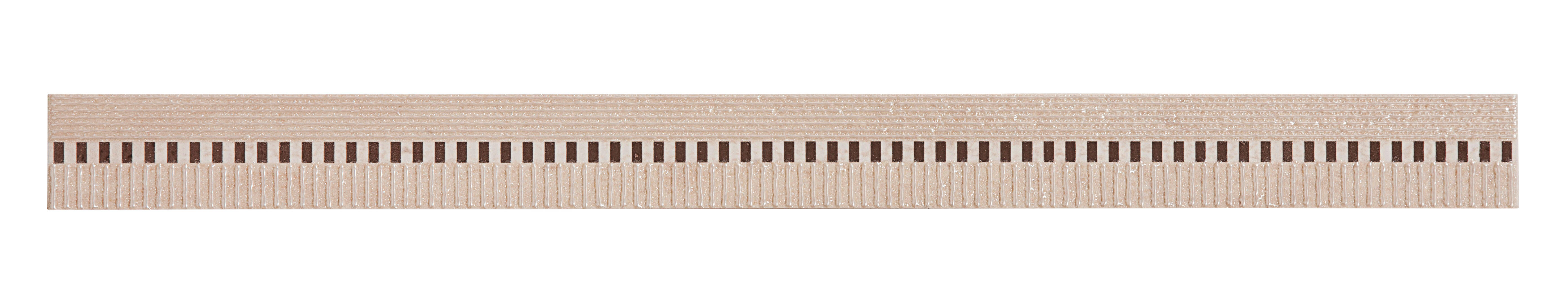 Listel carrelage mural beige l.3 x L.45 cm - Reiti | Bricoman