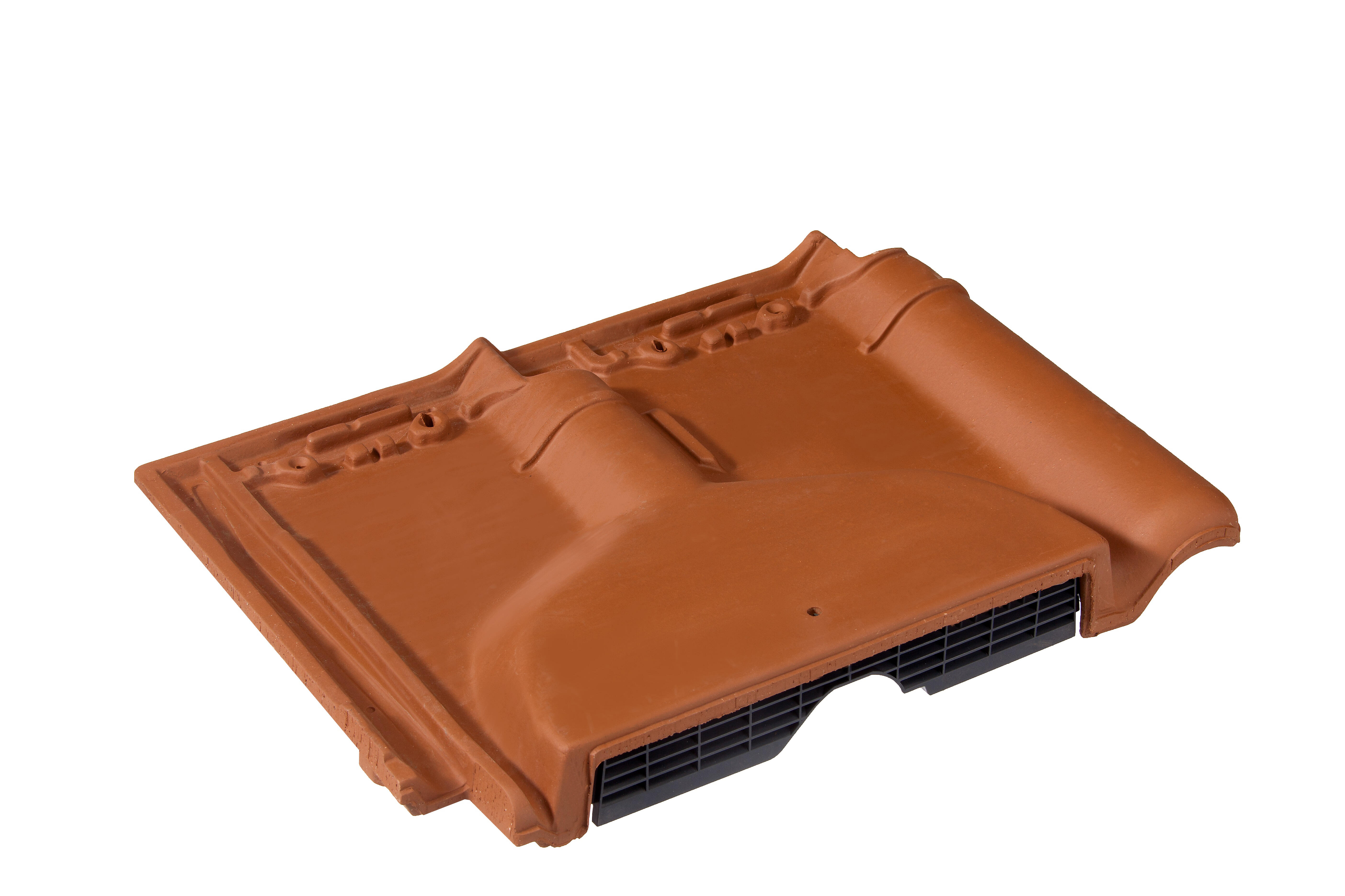 Tuile chatière Postel 20 rouge - MONIER | Bricoman