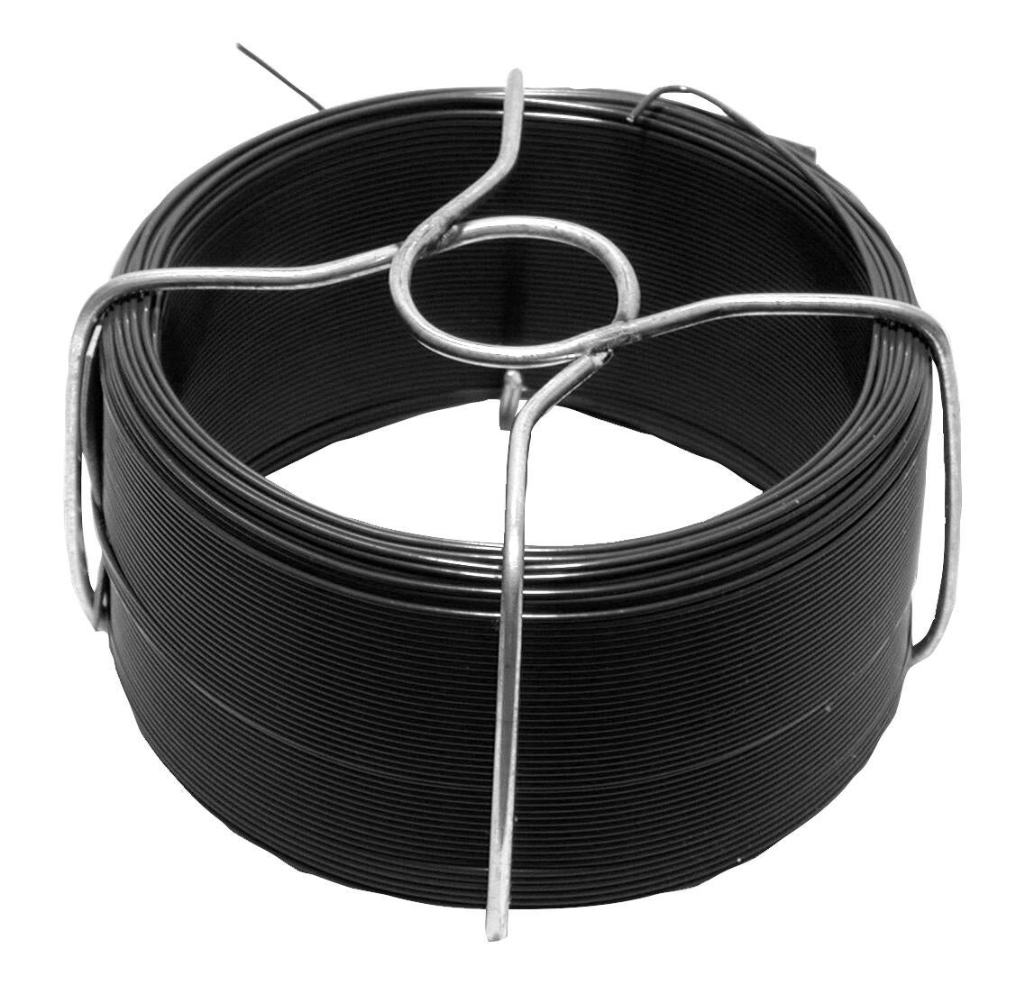 Fil acier plastifié noir Diam. Extérieur 0,8 mm Long.75 m | Bricoman