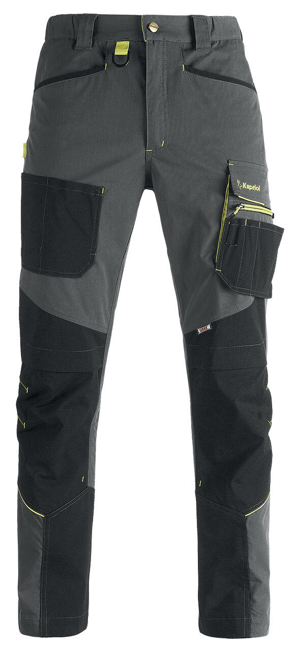 Pantalon de travail pour carreleur gris/noir T.XXL - KAPRIOL | Bricoman