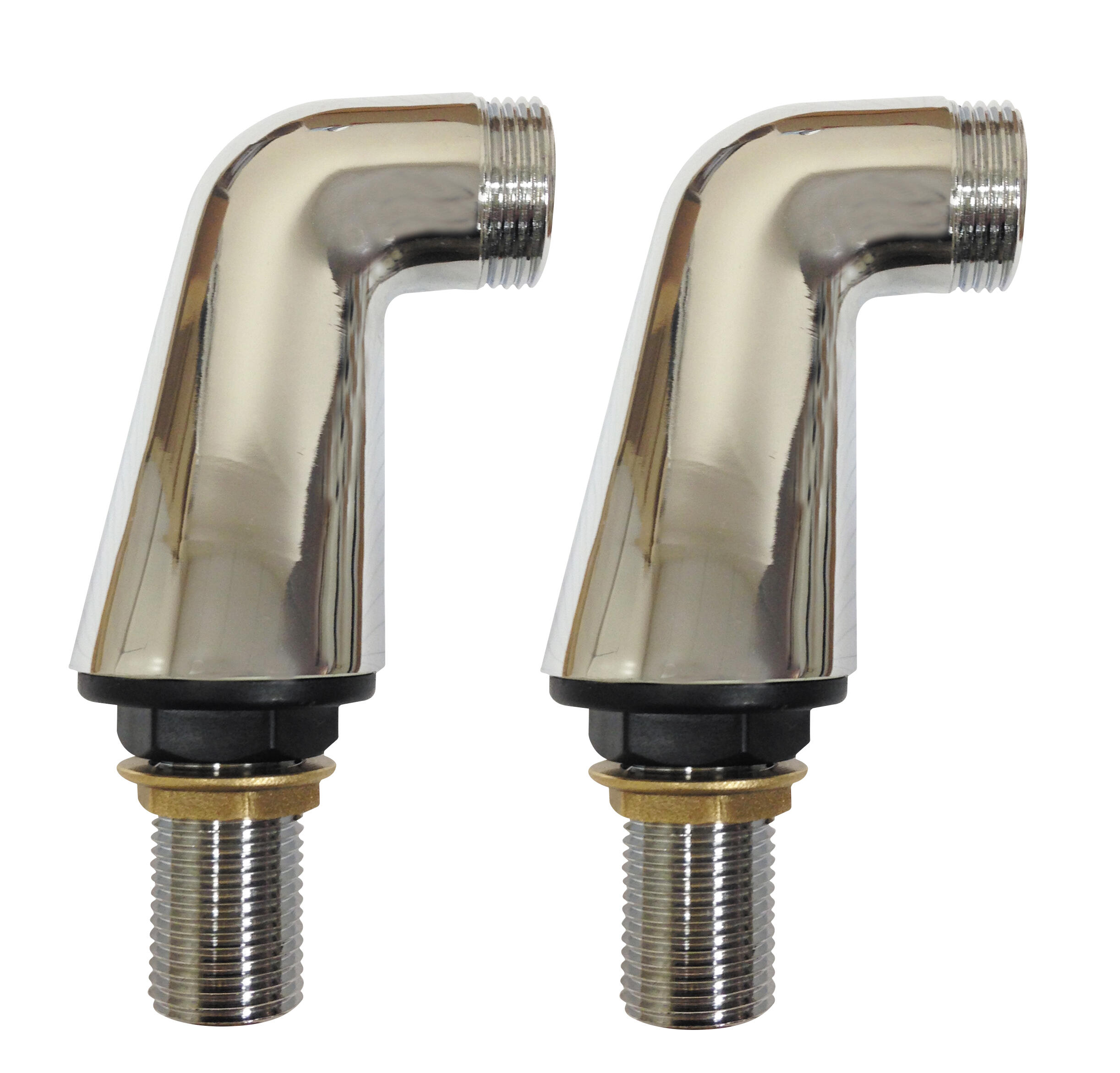 Colonnettes C chromé | Bricoman