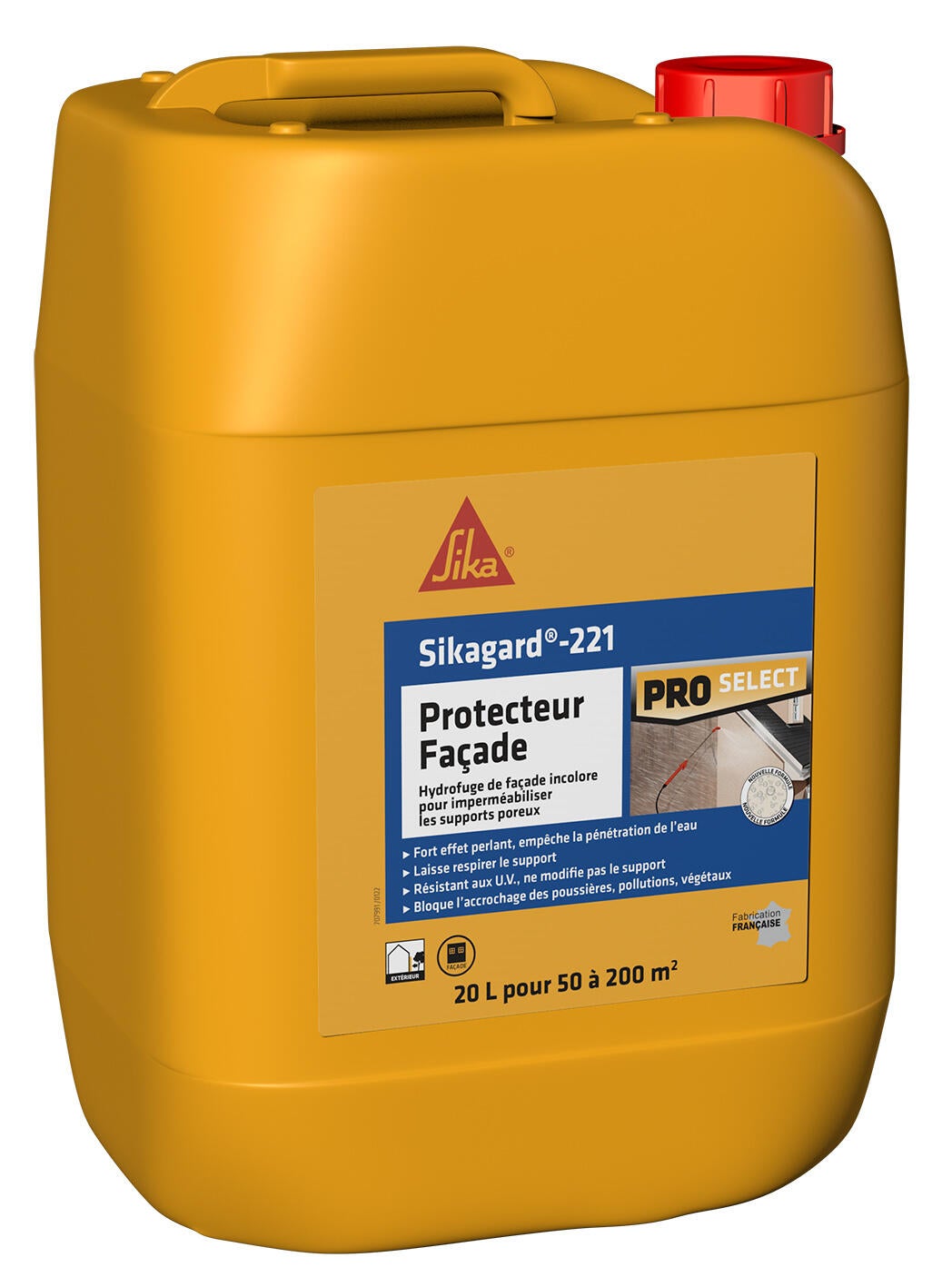 Hydrofuge façade sika 20l au meilleur prix | Bricoman