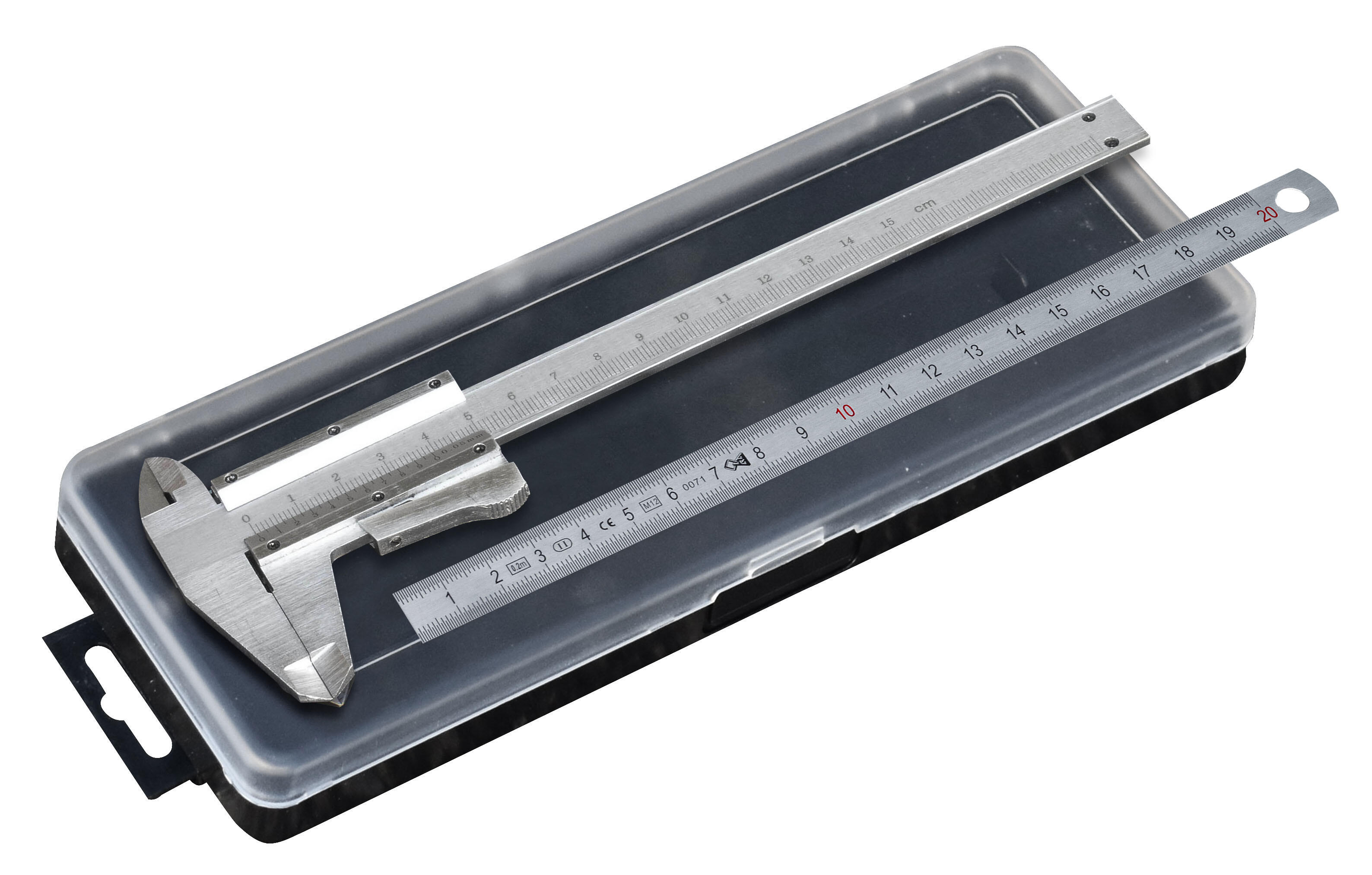 Pied coulisse 150-1/20mm + réglet 200 mm - DENUZIERE | Bricoman