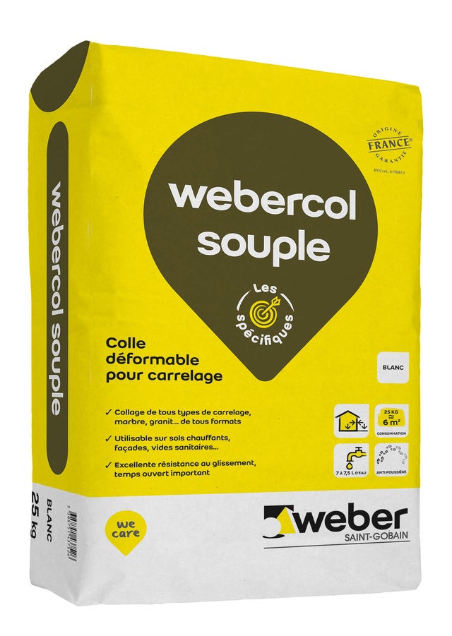 Mortier colle blanc extérieur: au meilleur prix | Bricoman