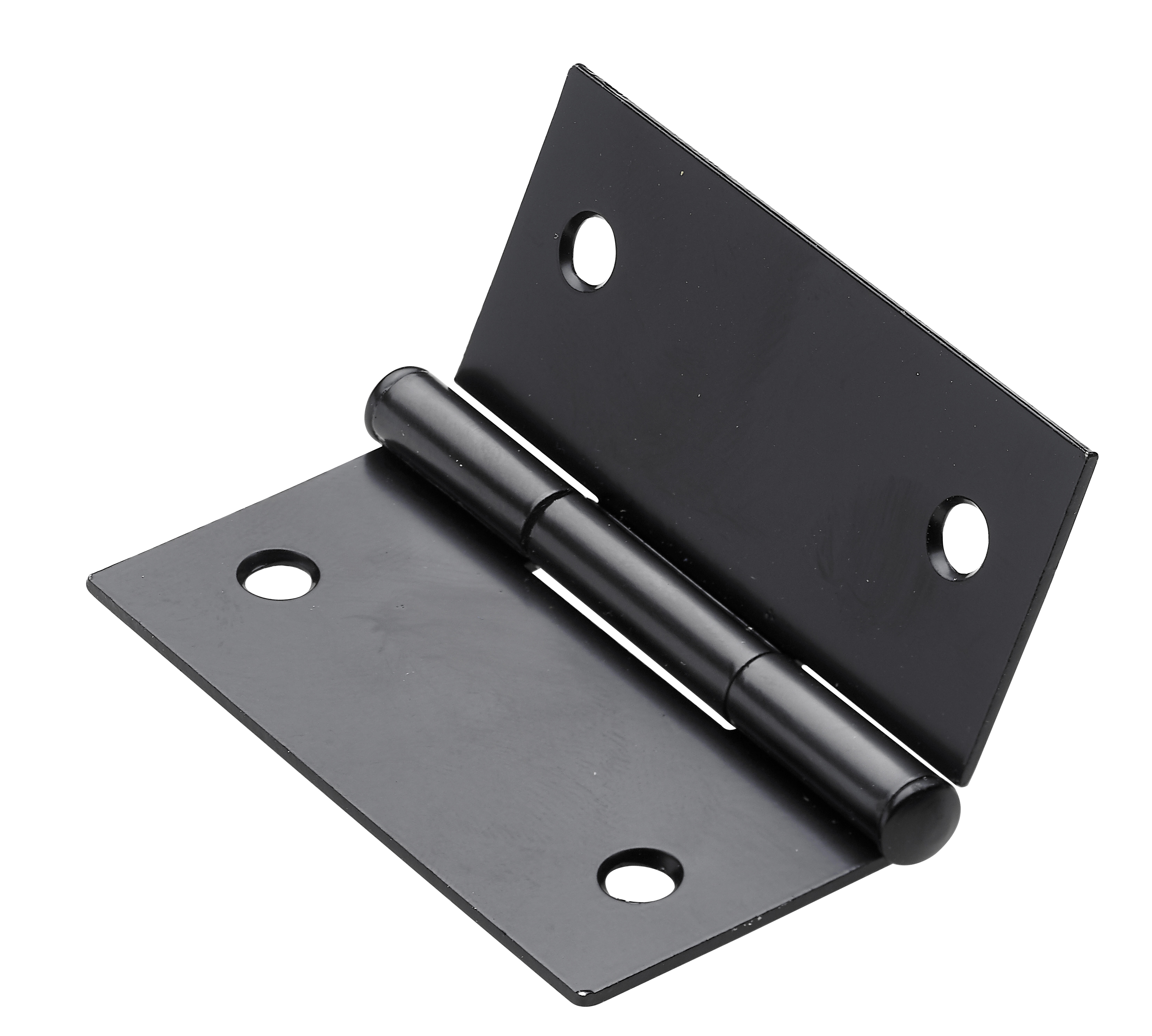 Charnière simple acier noir 50 x 50 mm 2 pièces - HETTICH | Bricoman