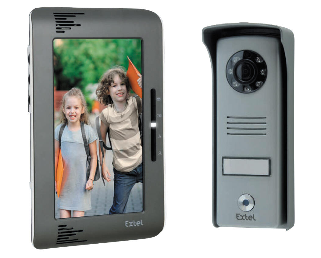 Portier video couleur 18cm extel | Bricoman
