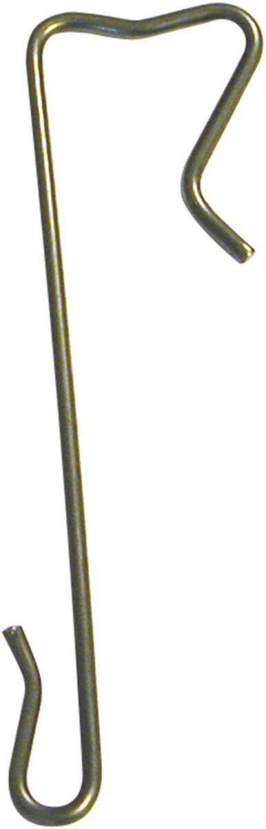 Crochets ardoise agrafe inox 18 9cmx2.4 | Bricoman
