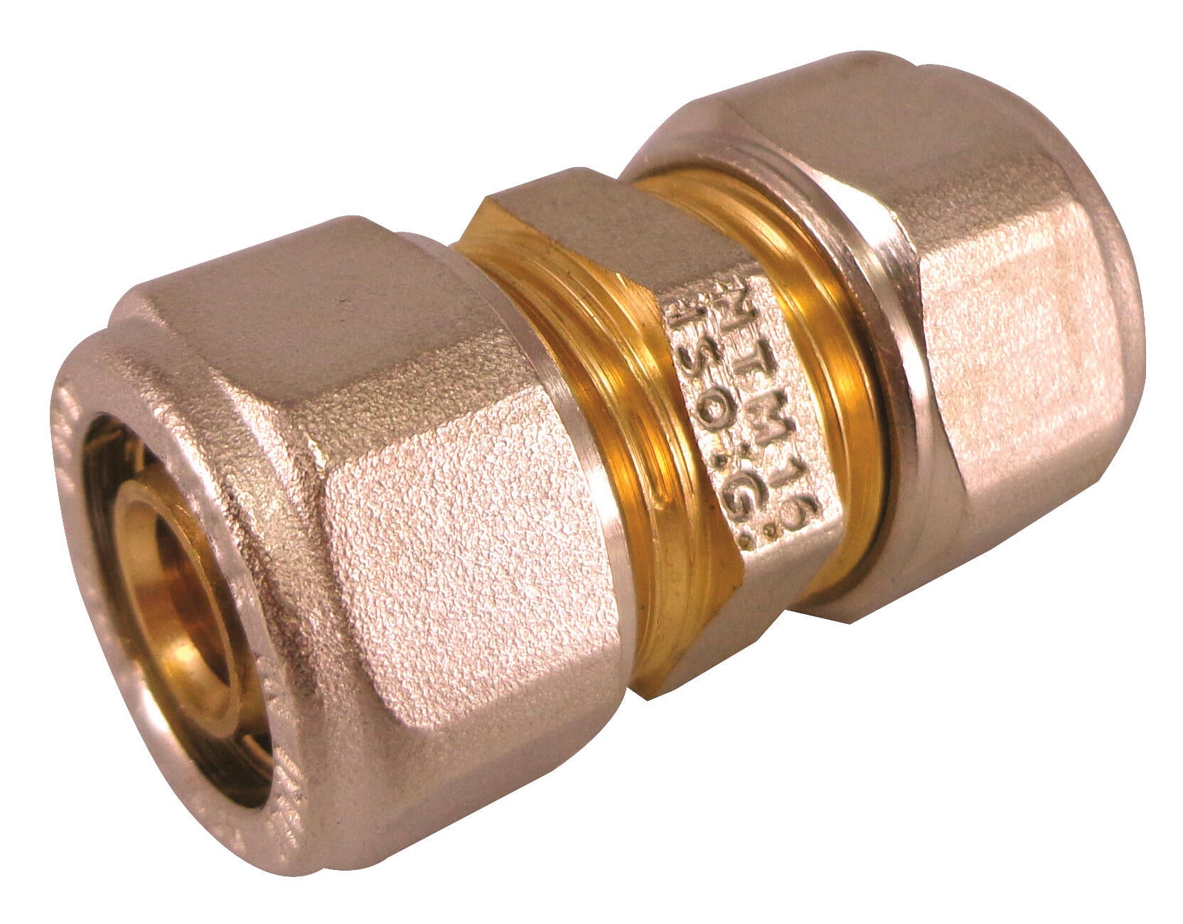 Raccord jonction égale multicouche à compression Diam.20 mm | Bricoman