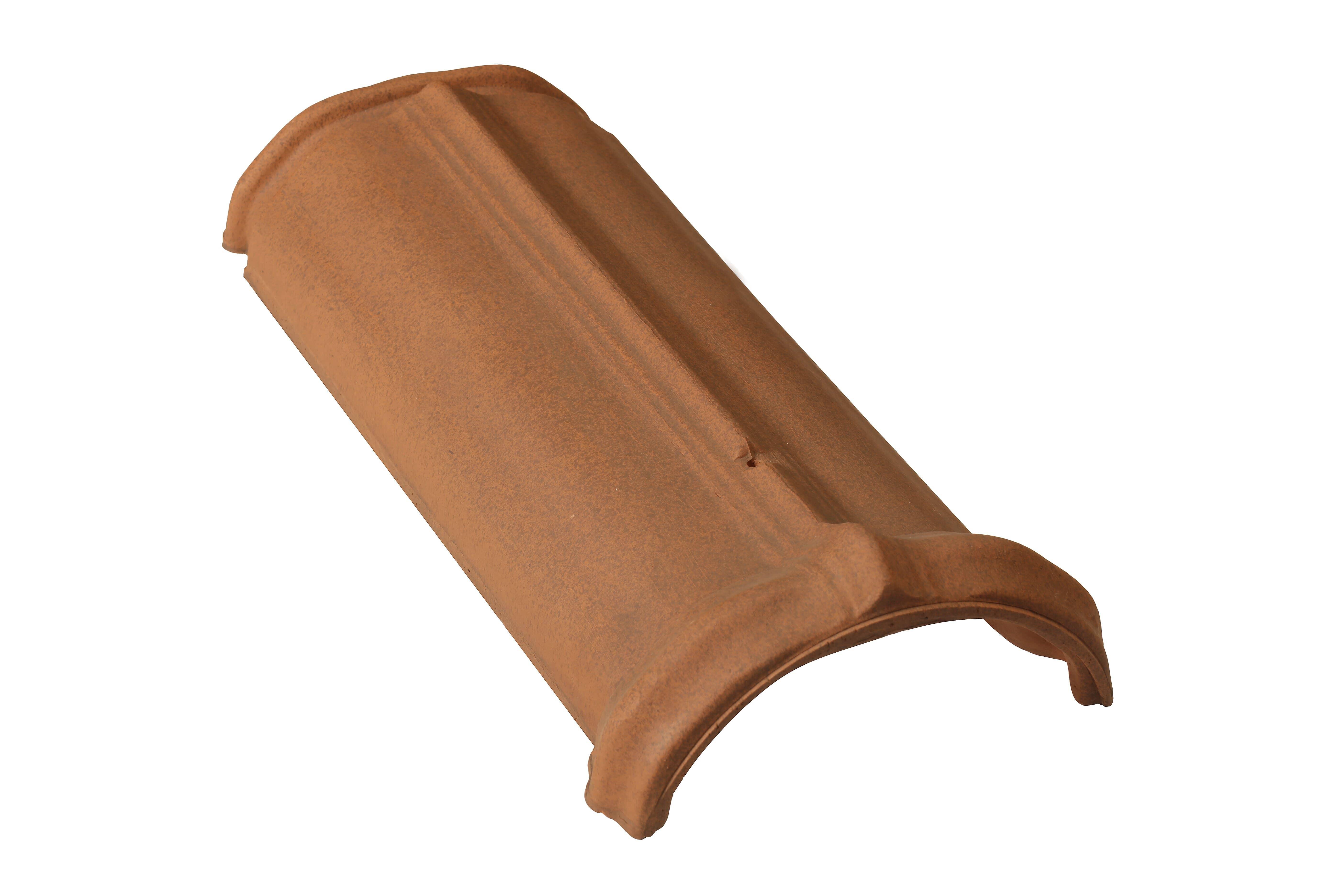 Arêtier à emboitement 40 unniversel brun vieilli - MONIER | Bricoman