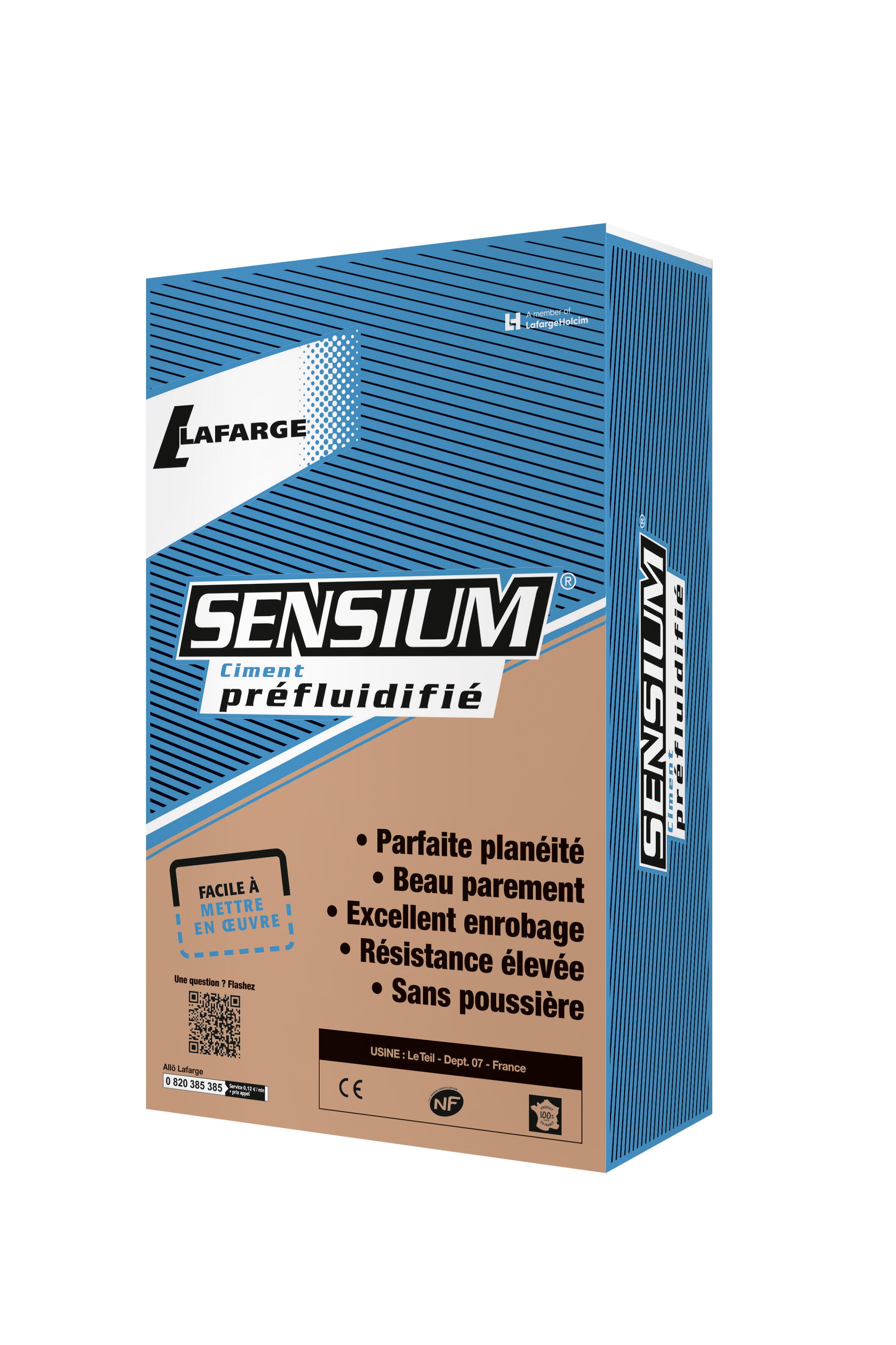 Ciment Gris 35 kg NF - Sensium LAFARGE | Bricoman