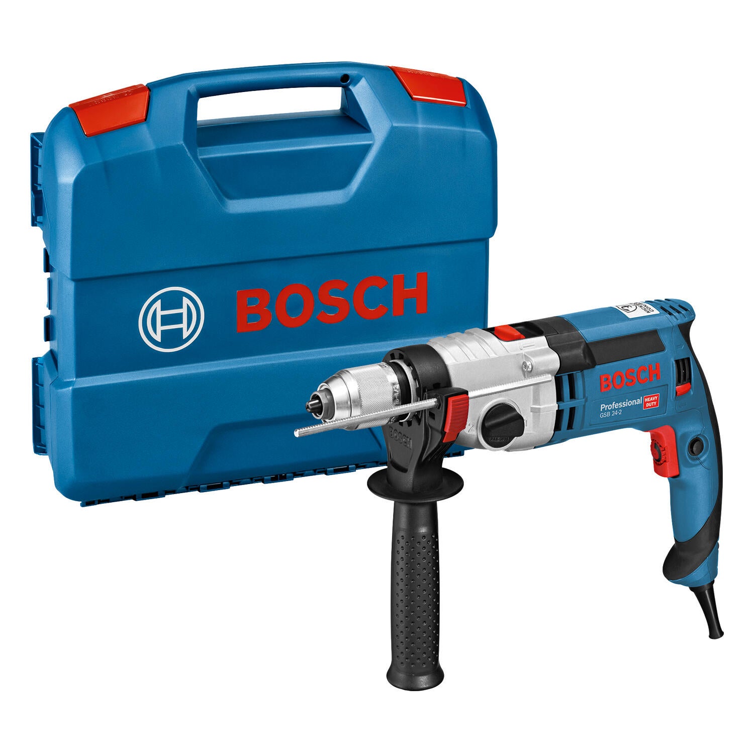 Perceuse à percussion filaire 1100 W - BOSCH PROFESSIONAL - GSB 24-2 ...