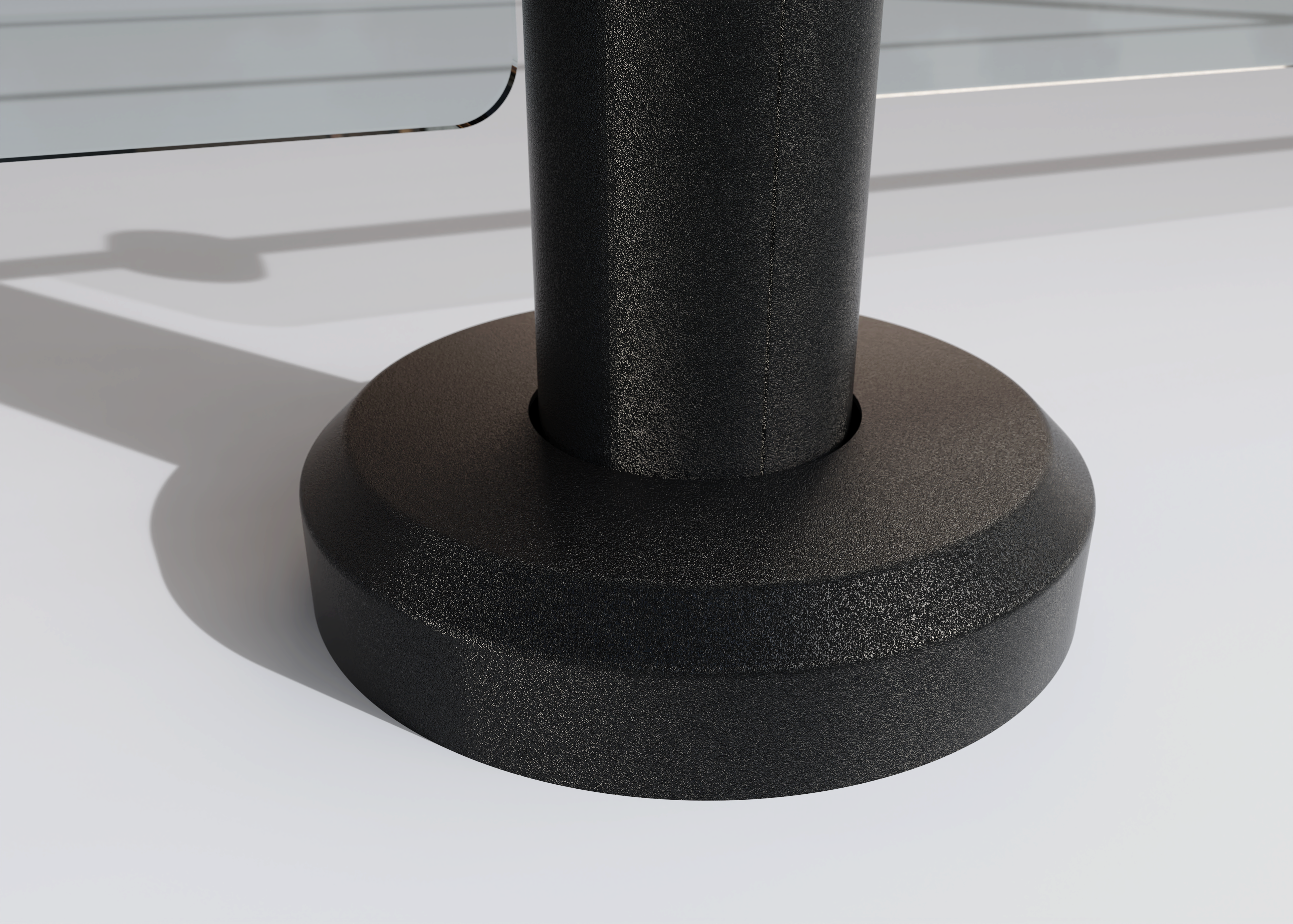 CACHE SABOT POTEAU A PLAT GC BALOXY NOIR | Bricoman