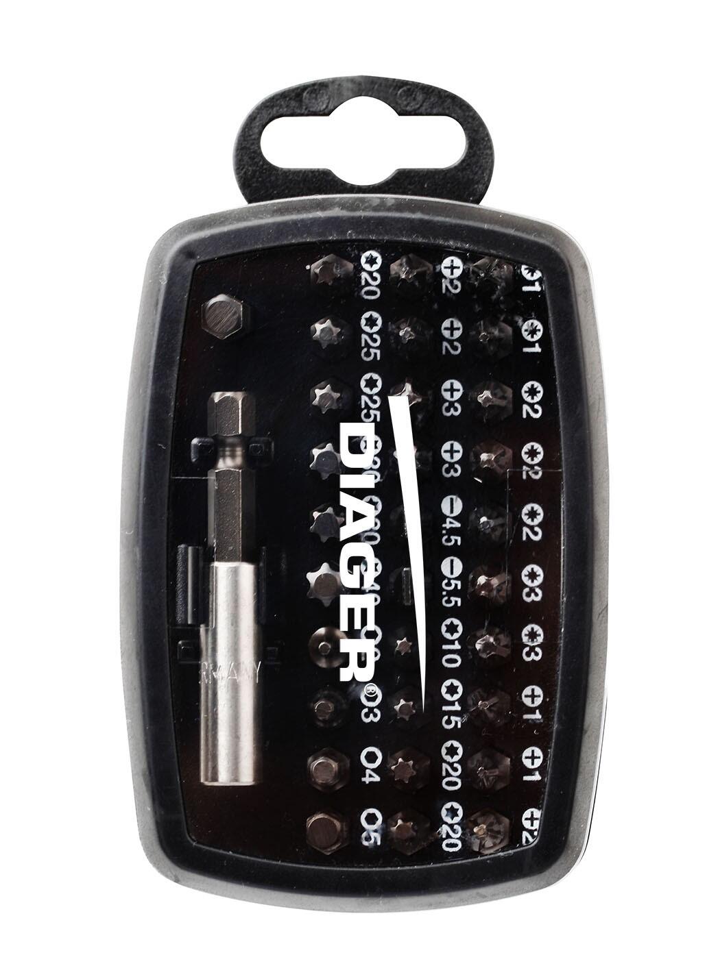 Coffret embouts de vissage torsion 25 mm 32 pièces - DIAGER - 634C ...