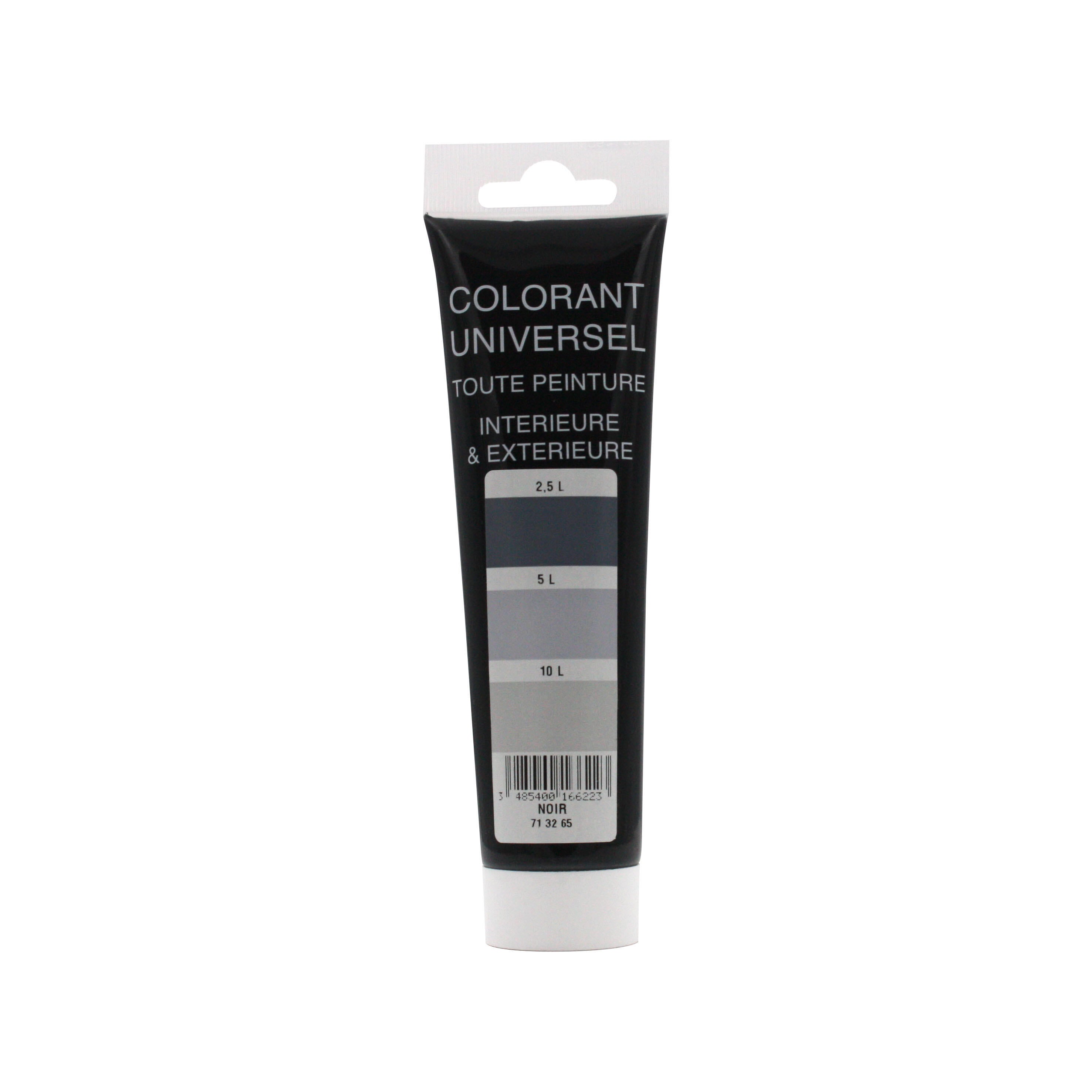Colorant universel pour peinture aqueuse ou solvantée noir 100 ml ...