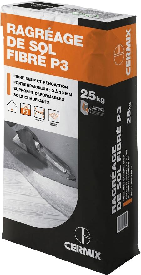 Ragréage sol fibré 25 kg | Bricoman