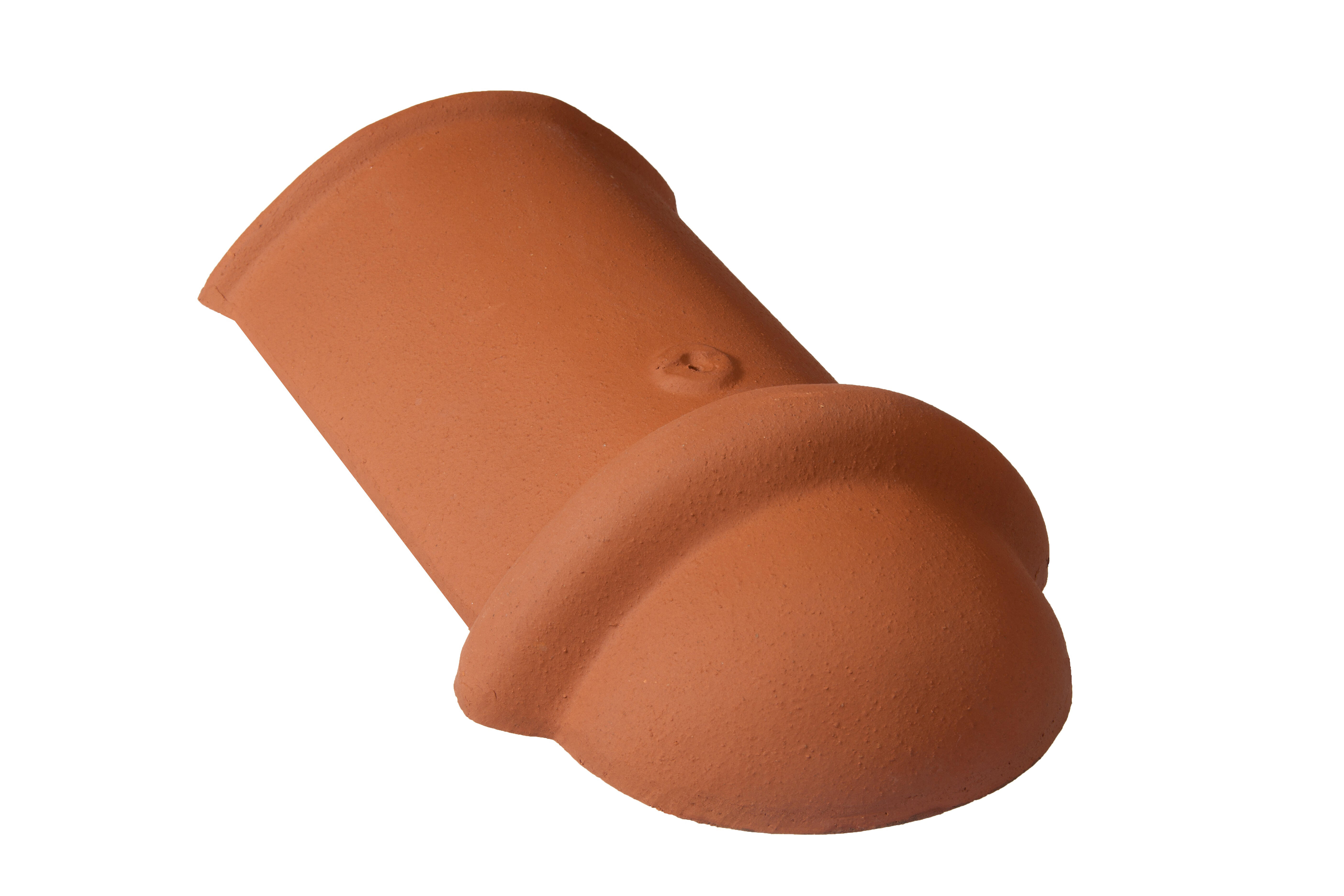 Arêtier d'about demi rond Postel 20 rouge - MONIER | Bricoman