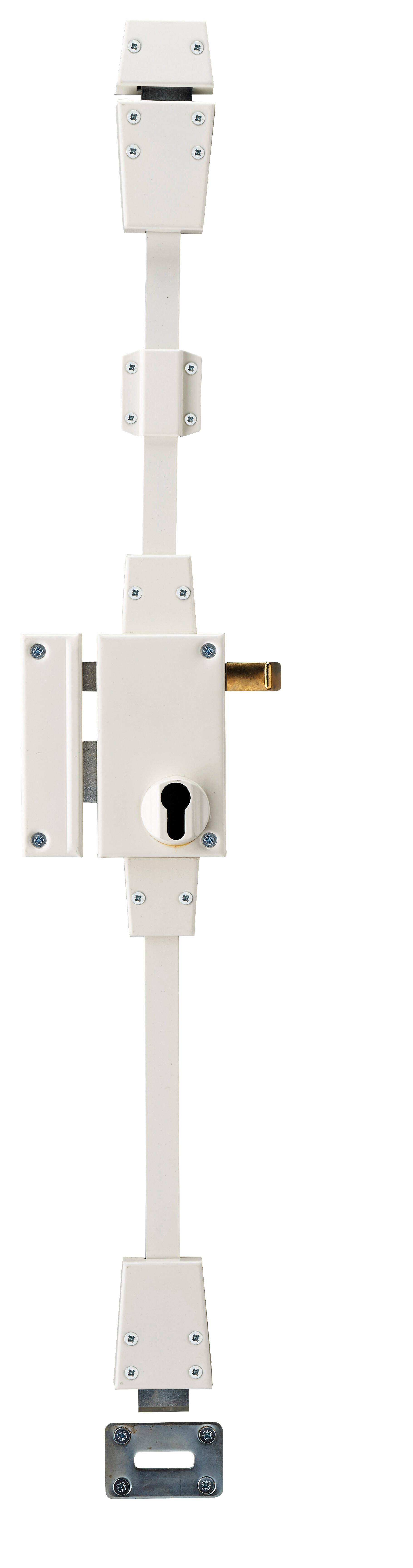 Boîtier serrure verticale CP blanc tirant gauche - THIRARD | Bricoman