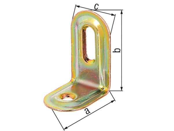 Equerre trou oblong 20 x 40 x 22 mm - BICHPRO | Bricoman