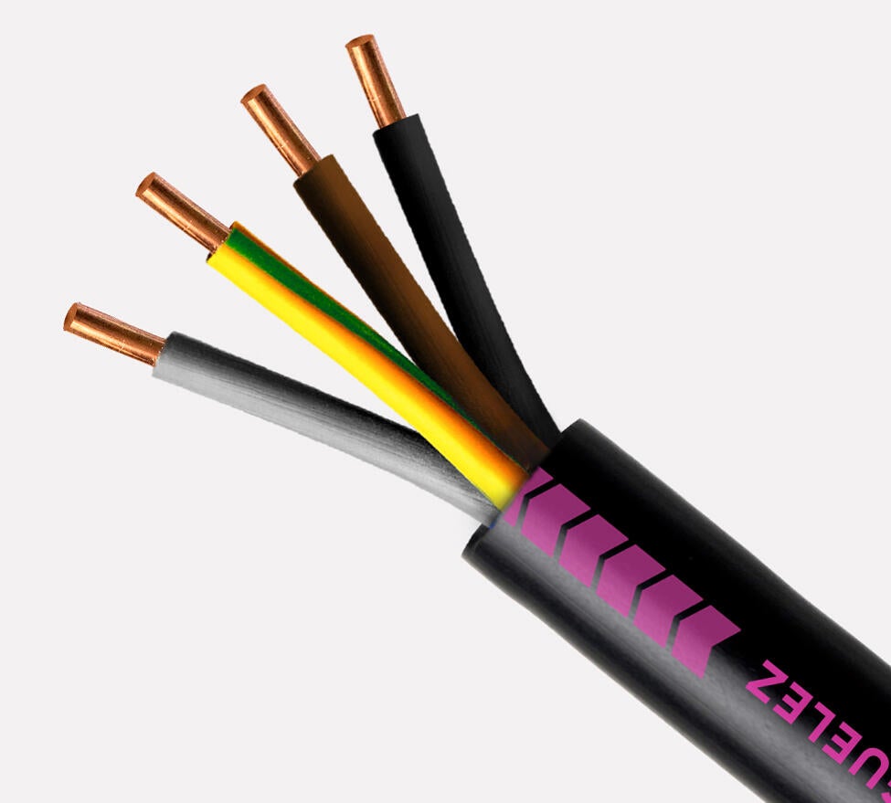 Câble électrique U-1000 R2V 4x4 mm² 500 m Barrynax - MIGUELEZ SL | Bricoman