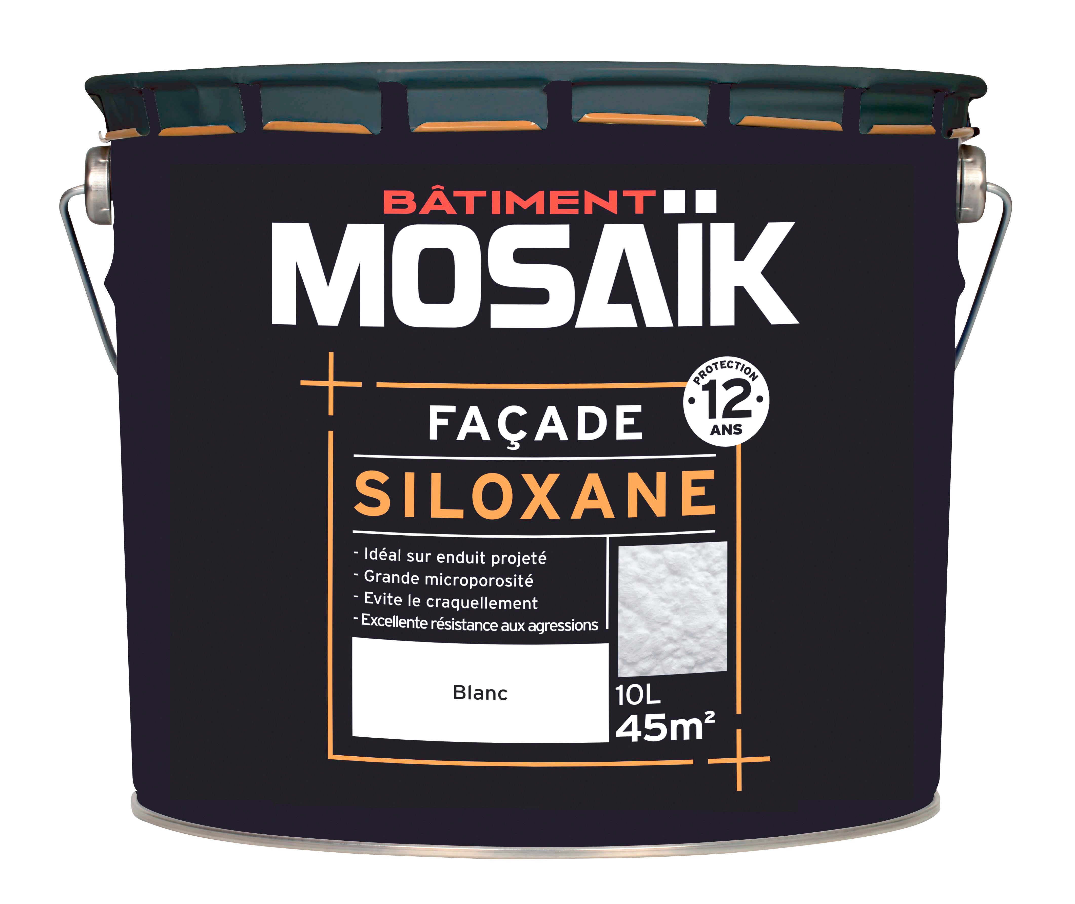 Peinture façade Siloxane 2,5 L - MOSAÏK | Bricoman