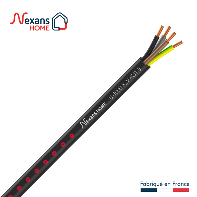 Cable 4 fils au meilleur prix | Leroy Merlin