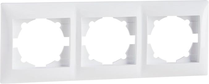 PLAQUE TRIPLE MARA BLANC | Bricoman