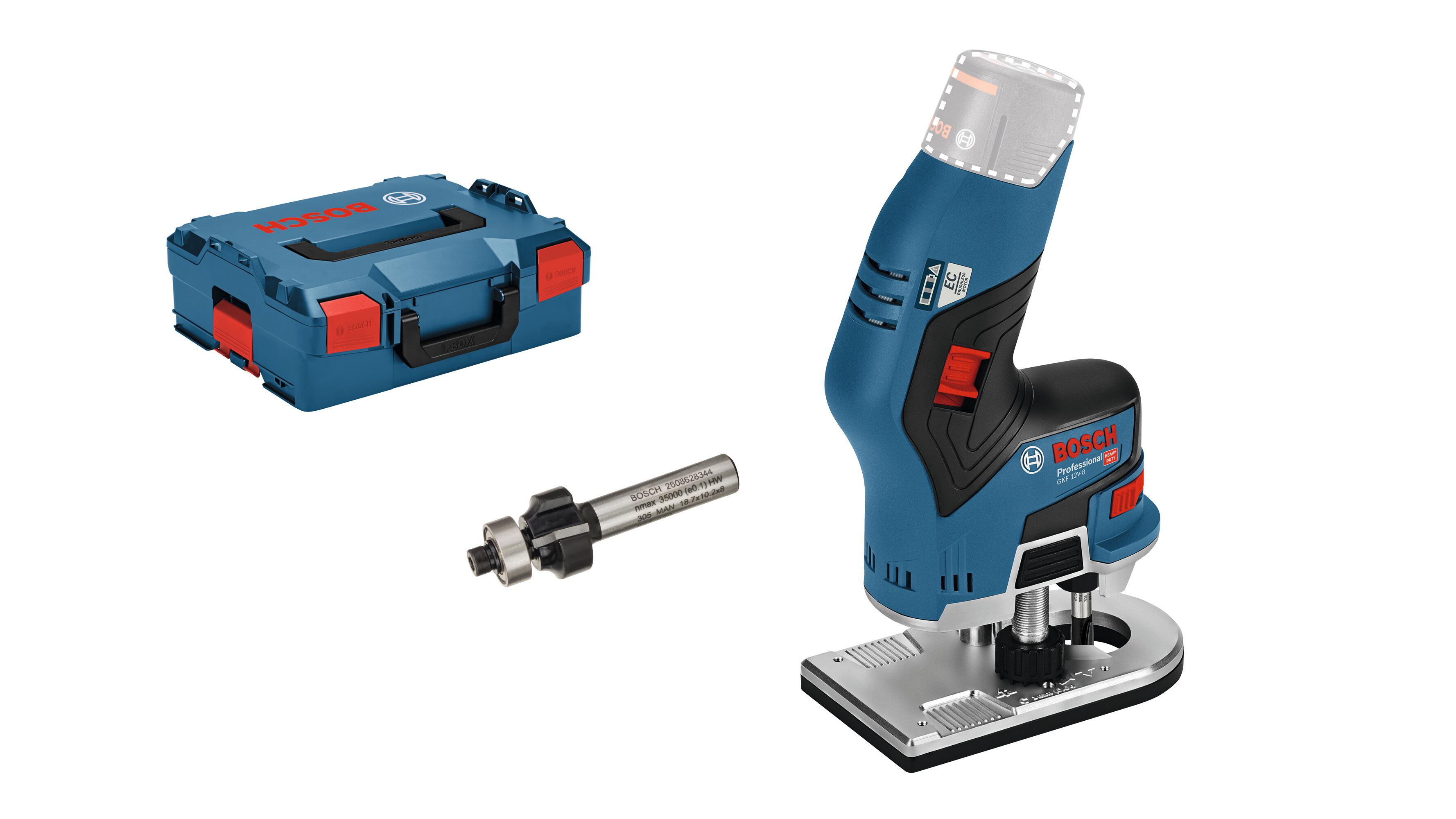 Affleureuse sans fil GKF 12V-8 - BOSCH PROFESSIONAL PRO | Bricoman