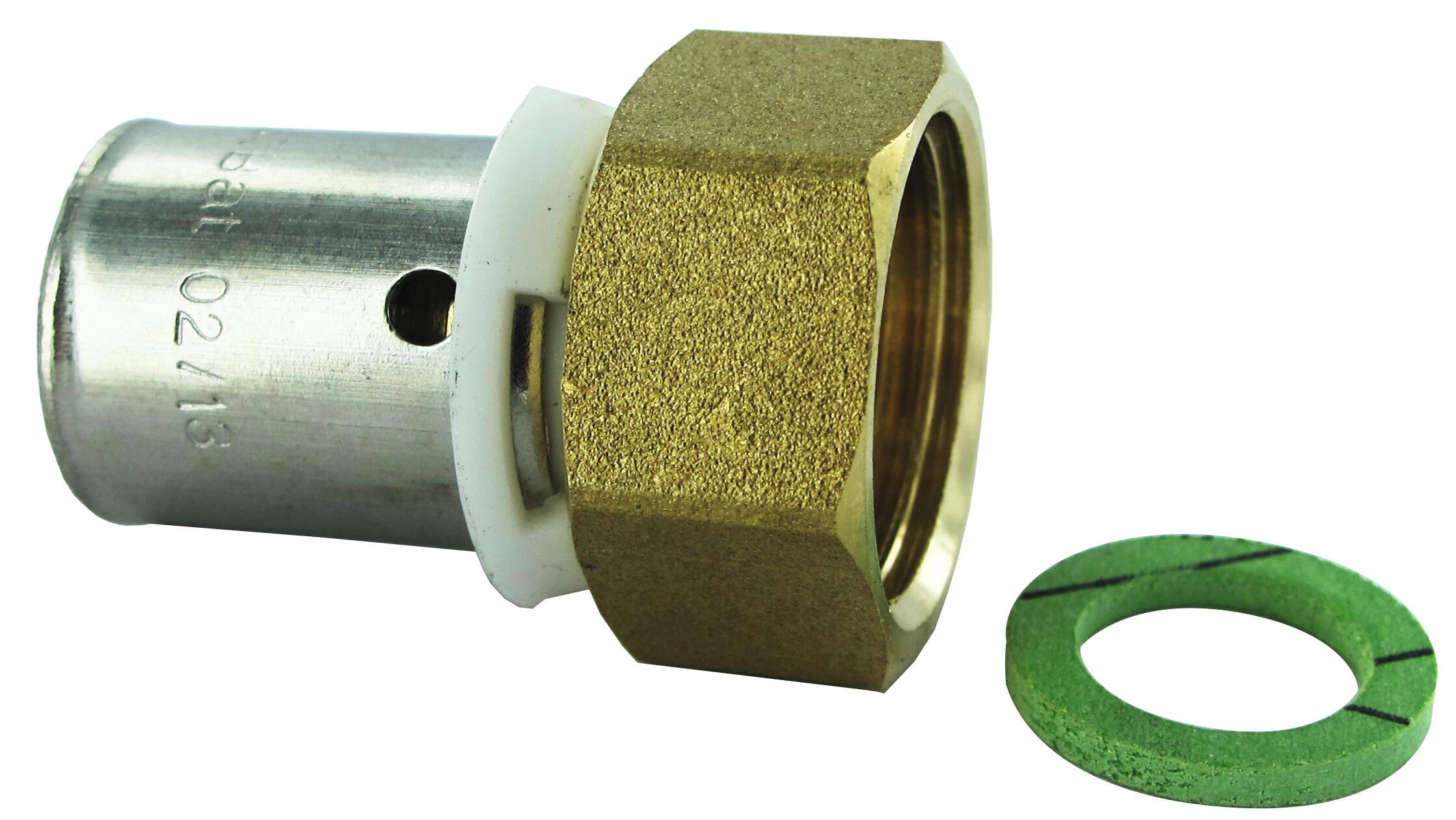 Raccord femelle écrou libre F.15X21(1/2'') PER à sertir Diam.16 mm - COMAP | Bricoman