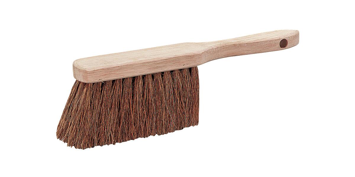 Balayette fibre coco avec long manche bois | Bricoman