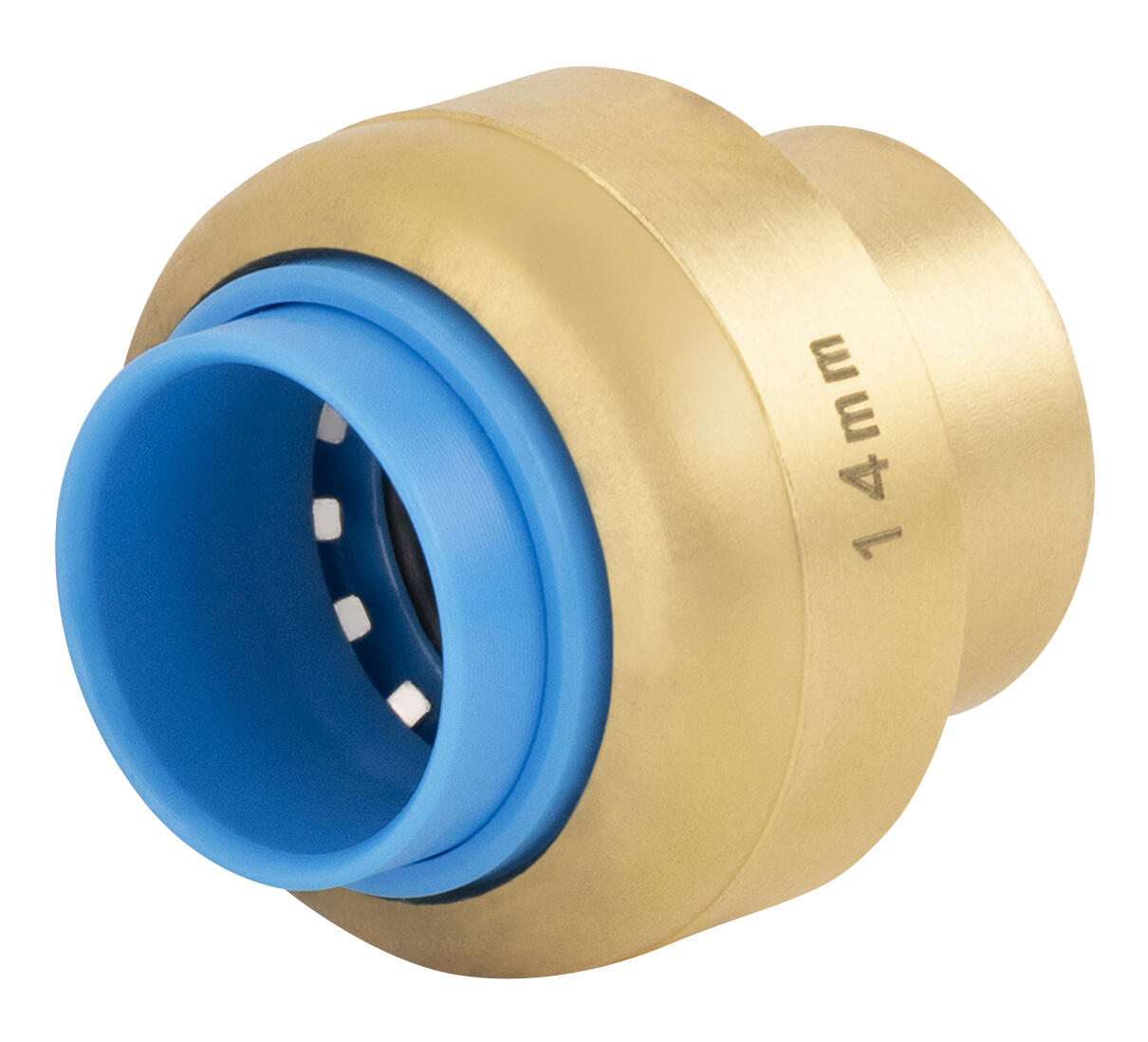 Raccord bouchon universel cuivre / multicouche / PER automatique Diam.14 mm - TOUT PUSH | Bricoman