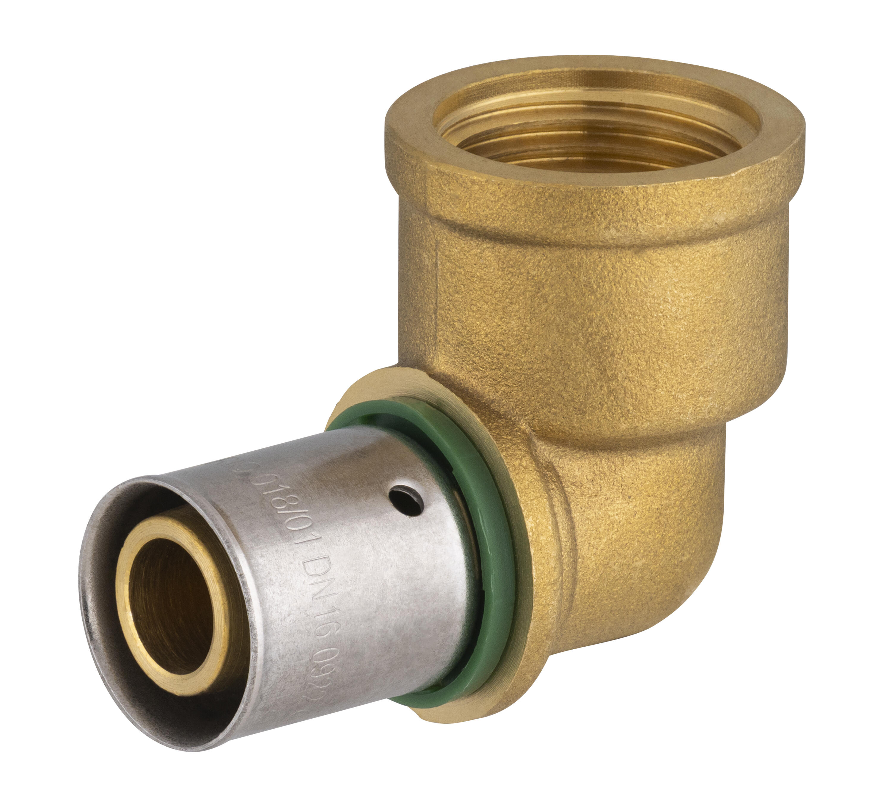 Raccord coude femelle F.15X21(1/2'') PER à sertir Diam.16 mm - (lot de 2) | Bricoman