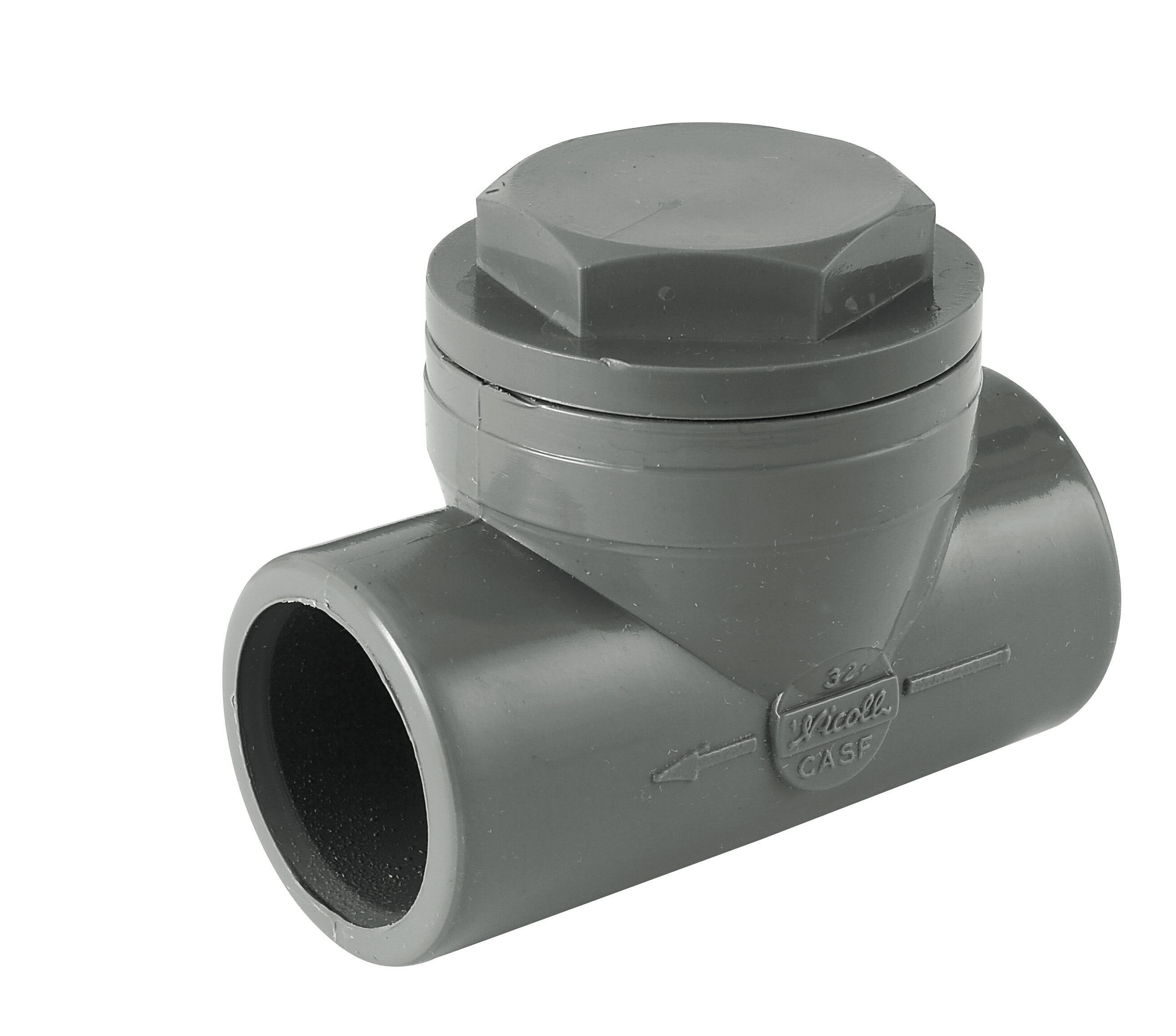 Clapet anti retour évacuation PVC Diam.40 mm | Bricoman