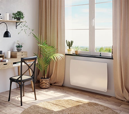 Radiateur électrique connecté à inertie sèche Tahual 1500 W SAUTER ...