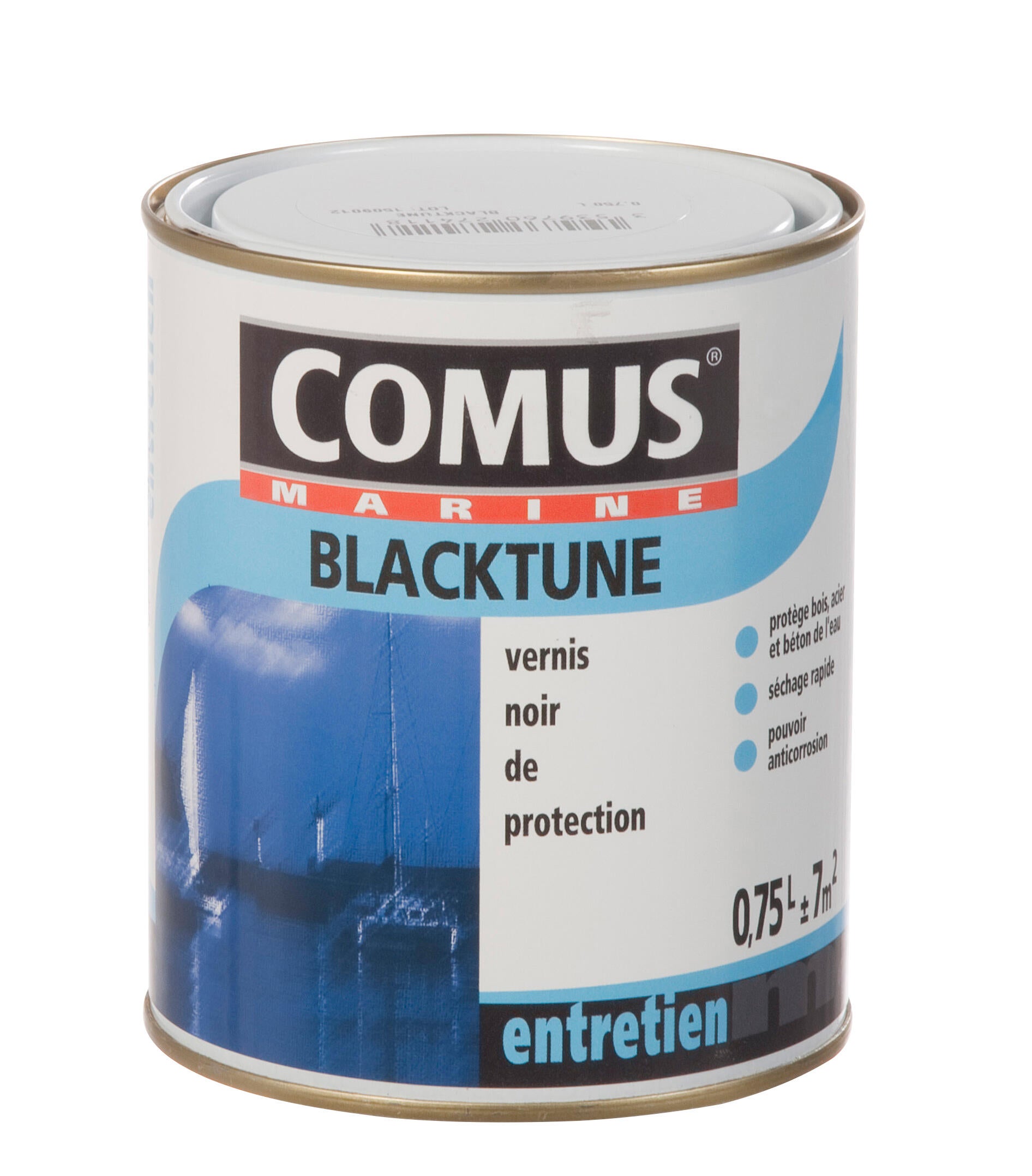 Vernis bitumeux brillant noir 5 L Blacktune - COMUS | Bricoman
